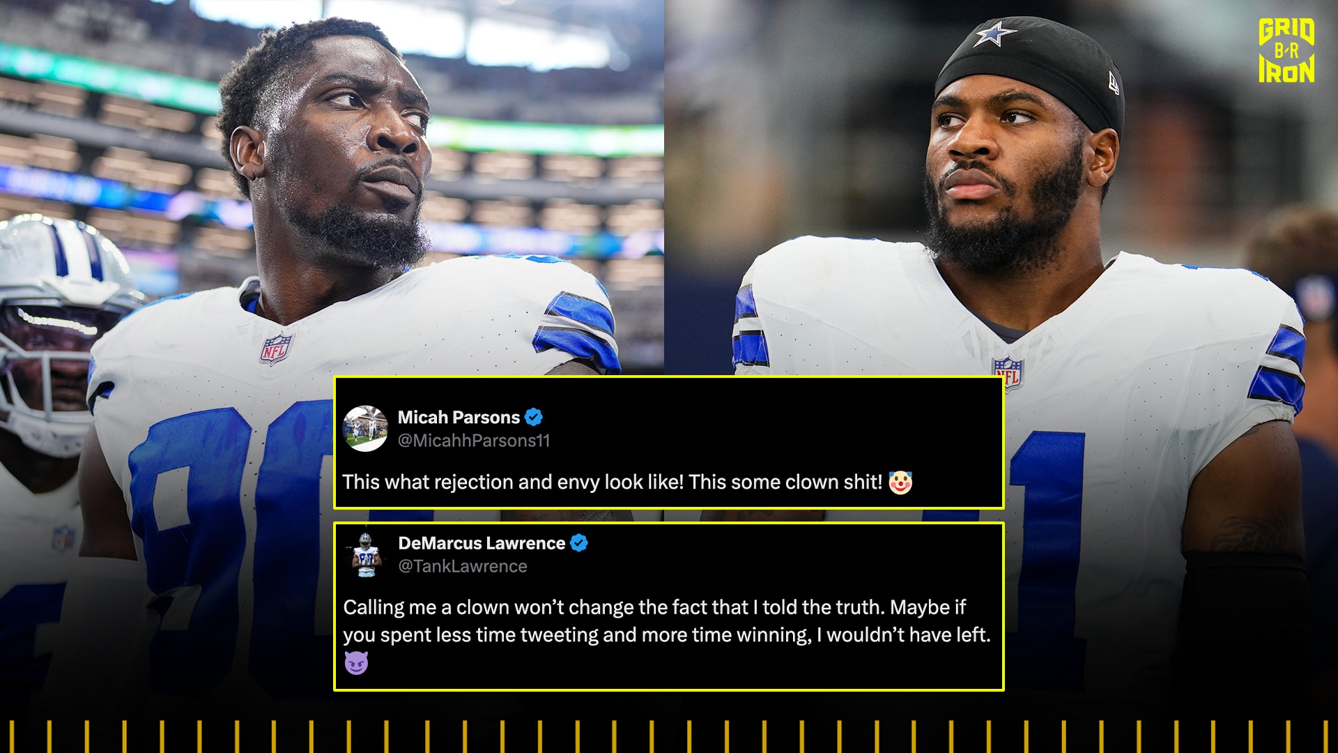 Micah Parsons Reacts to DeMarcus Lawrence Comments on Cowboys: 'This ...