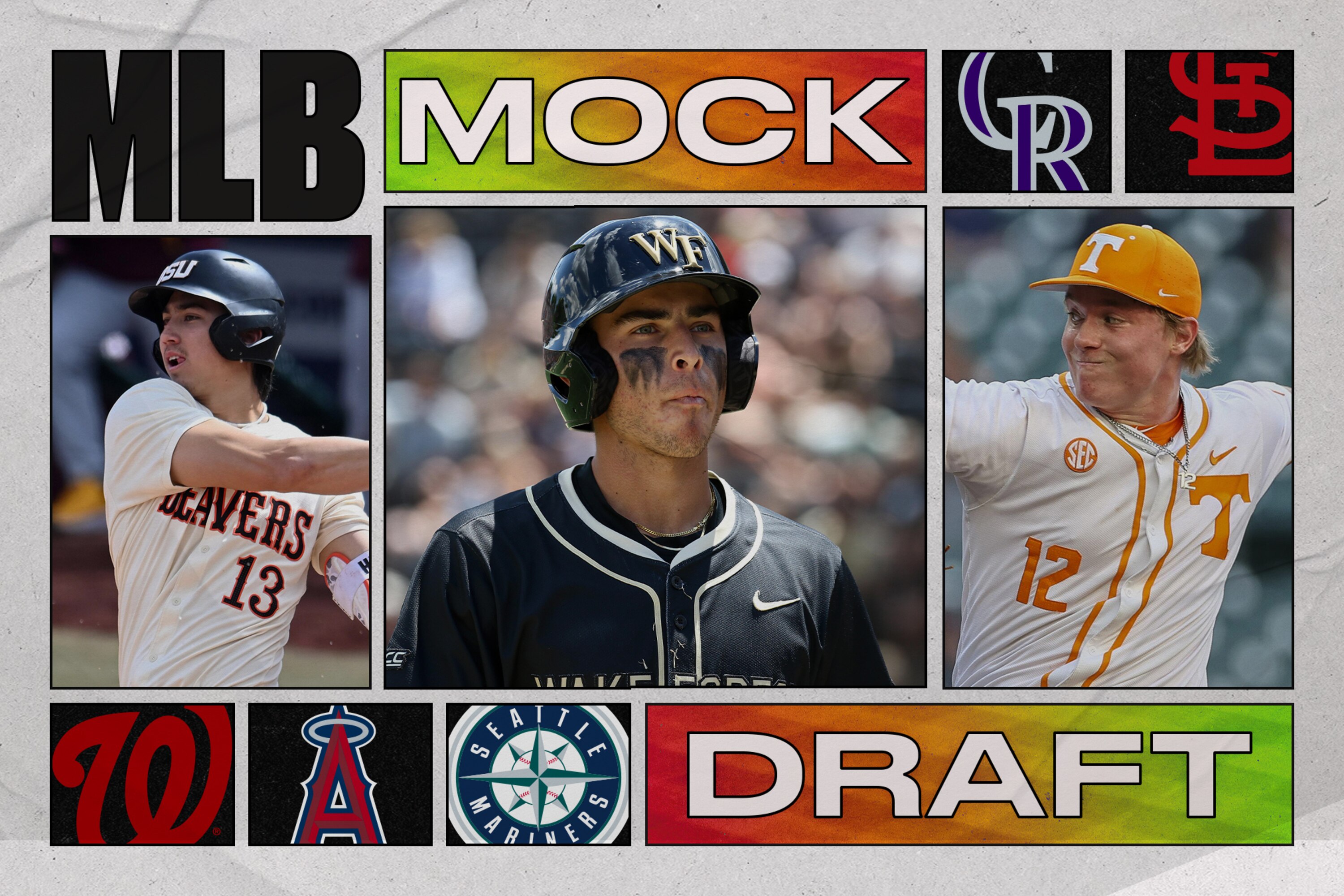 2025 MLB Mock Draft 4.0 for Every 1st-round Pick