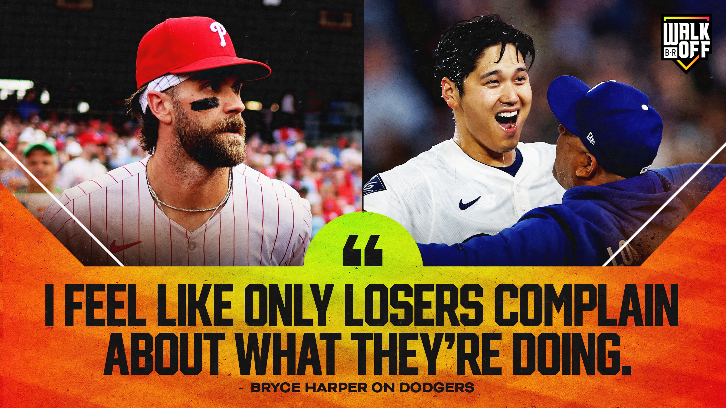 Phillies' Bryce Harper Says 'Only Losers' Complain About Dodgers ...