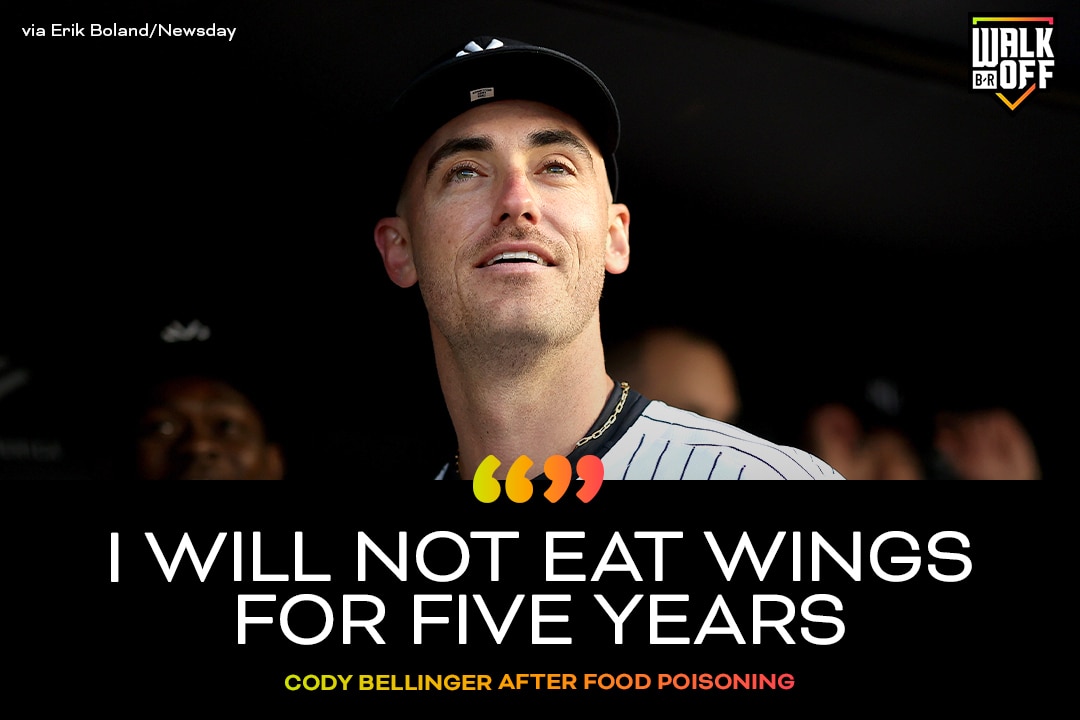 Yankees' Cody Bellinger Jokes He Won't Eat Wings for 5 Years After ...