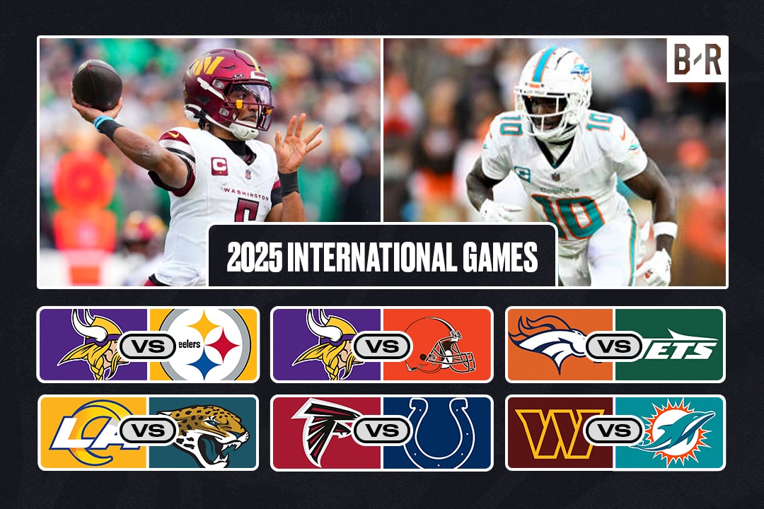 Vikings vs. Steelers in Ireland, All International Games Revealed on NFL Schedule 2025
