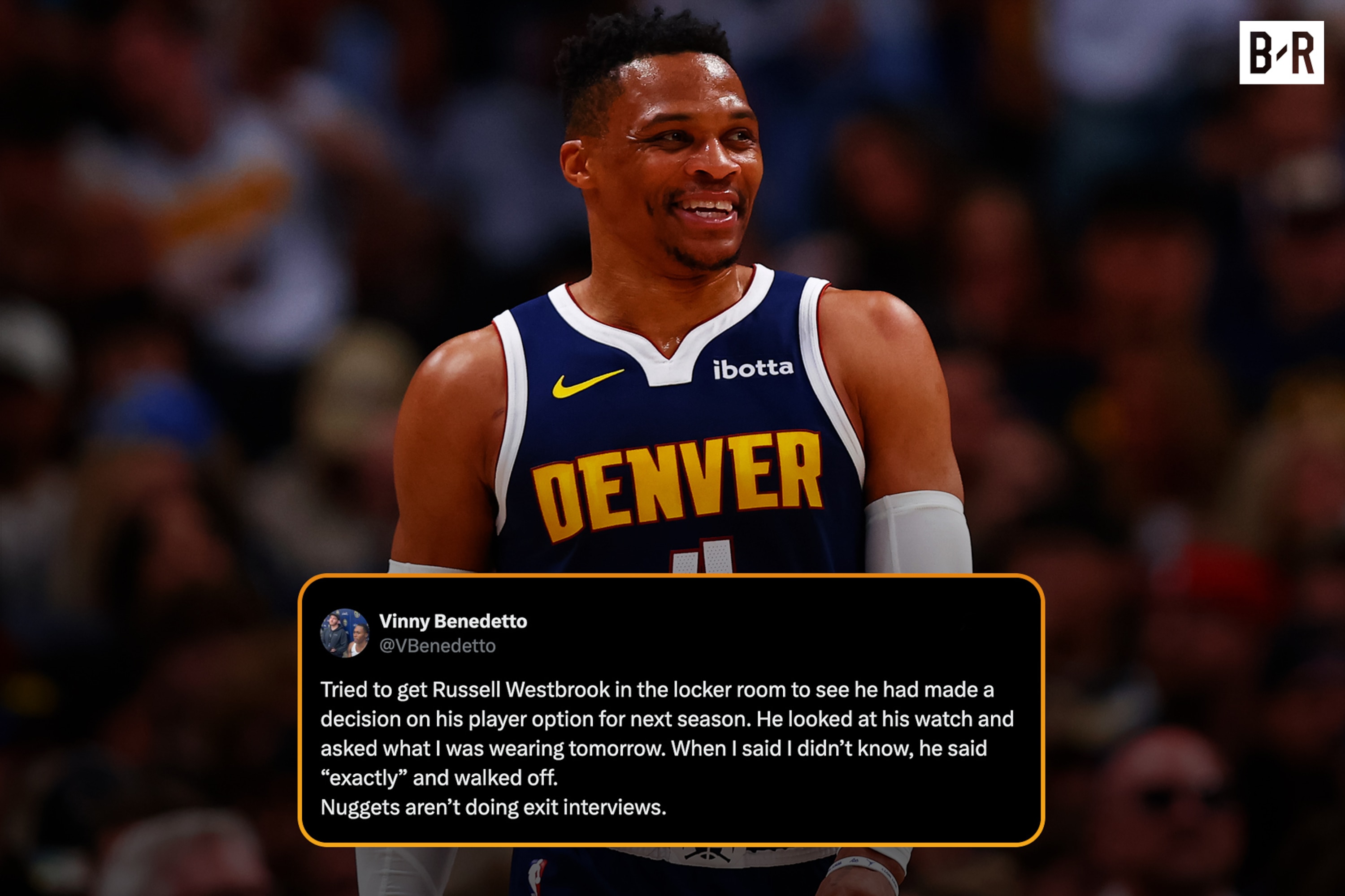 Russell Westbrook Declines to Address Nuggets Contract Option After NBA ...