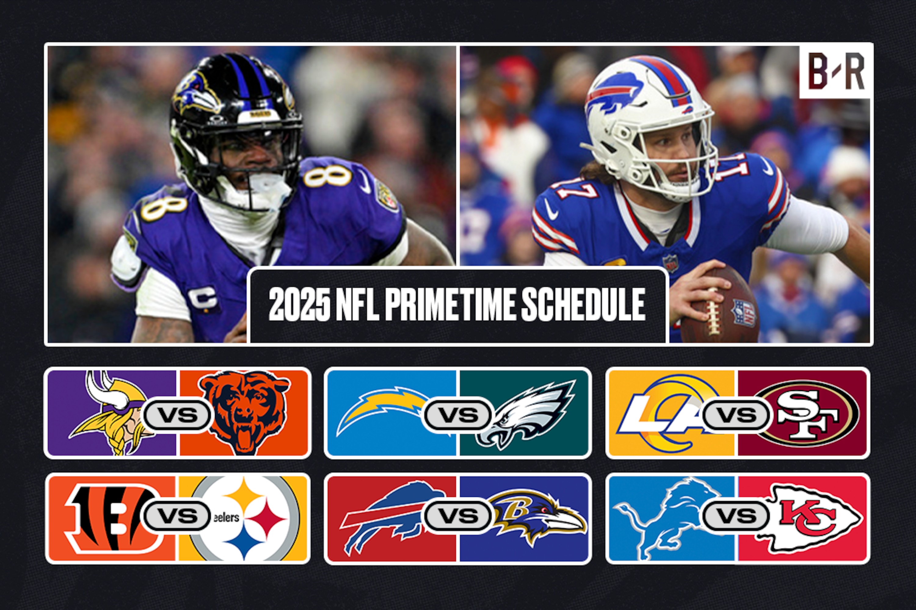 NFL Primetime Schedule 2025 Revealed for Monday, Thursday and Sunday ...