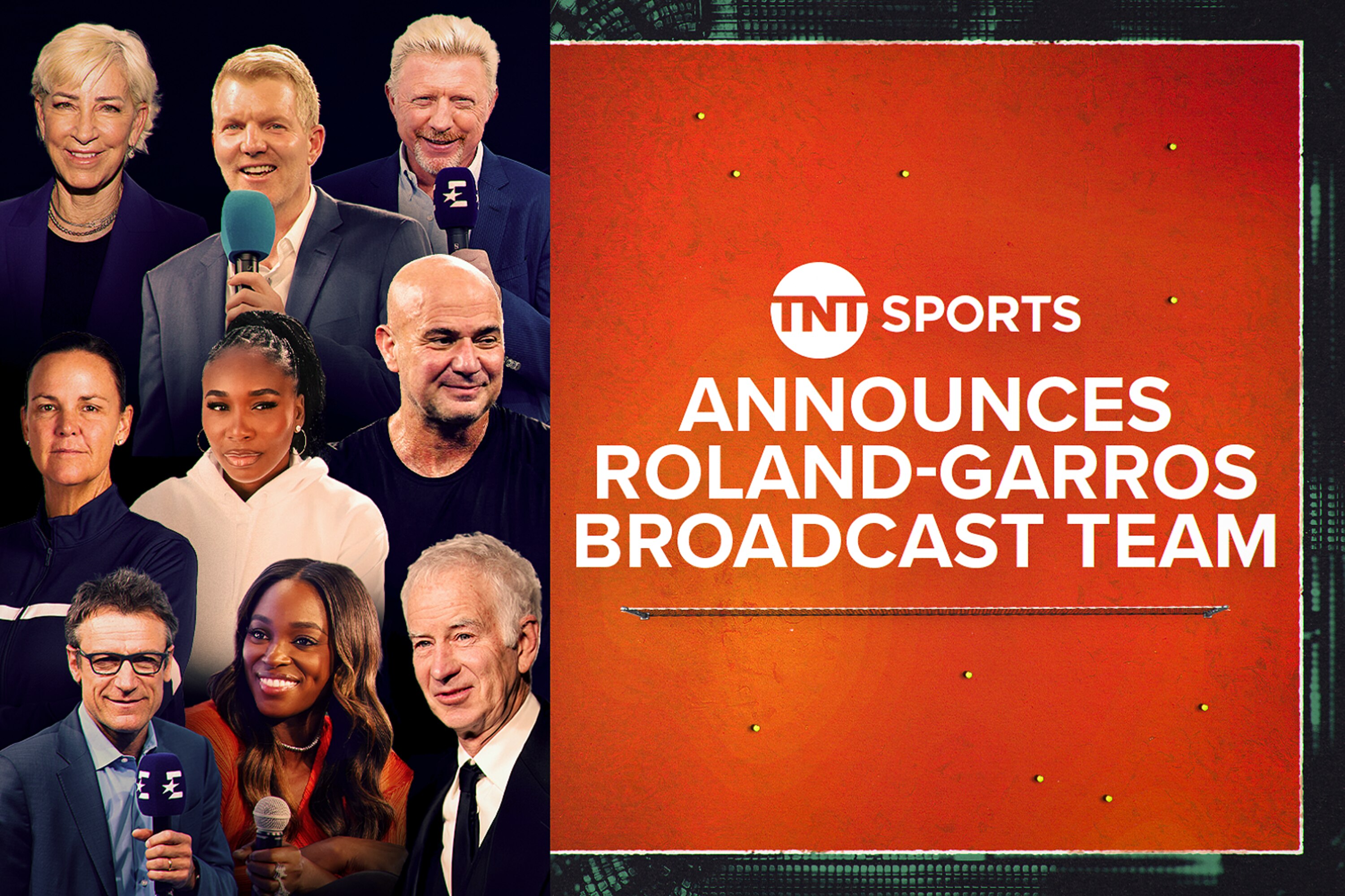 Venus Williams, John McEnroe Among Legends Revealed for TNT Sports ...