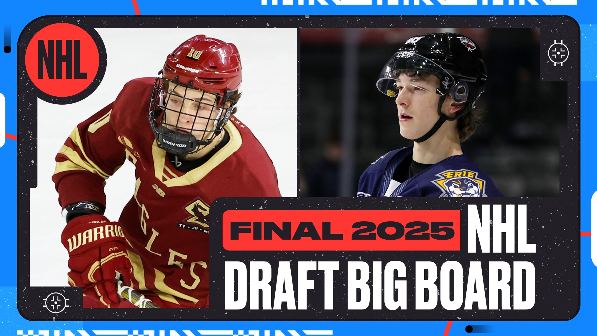 Final B/R 32-Player Big Board for the 2025 NHL Draft