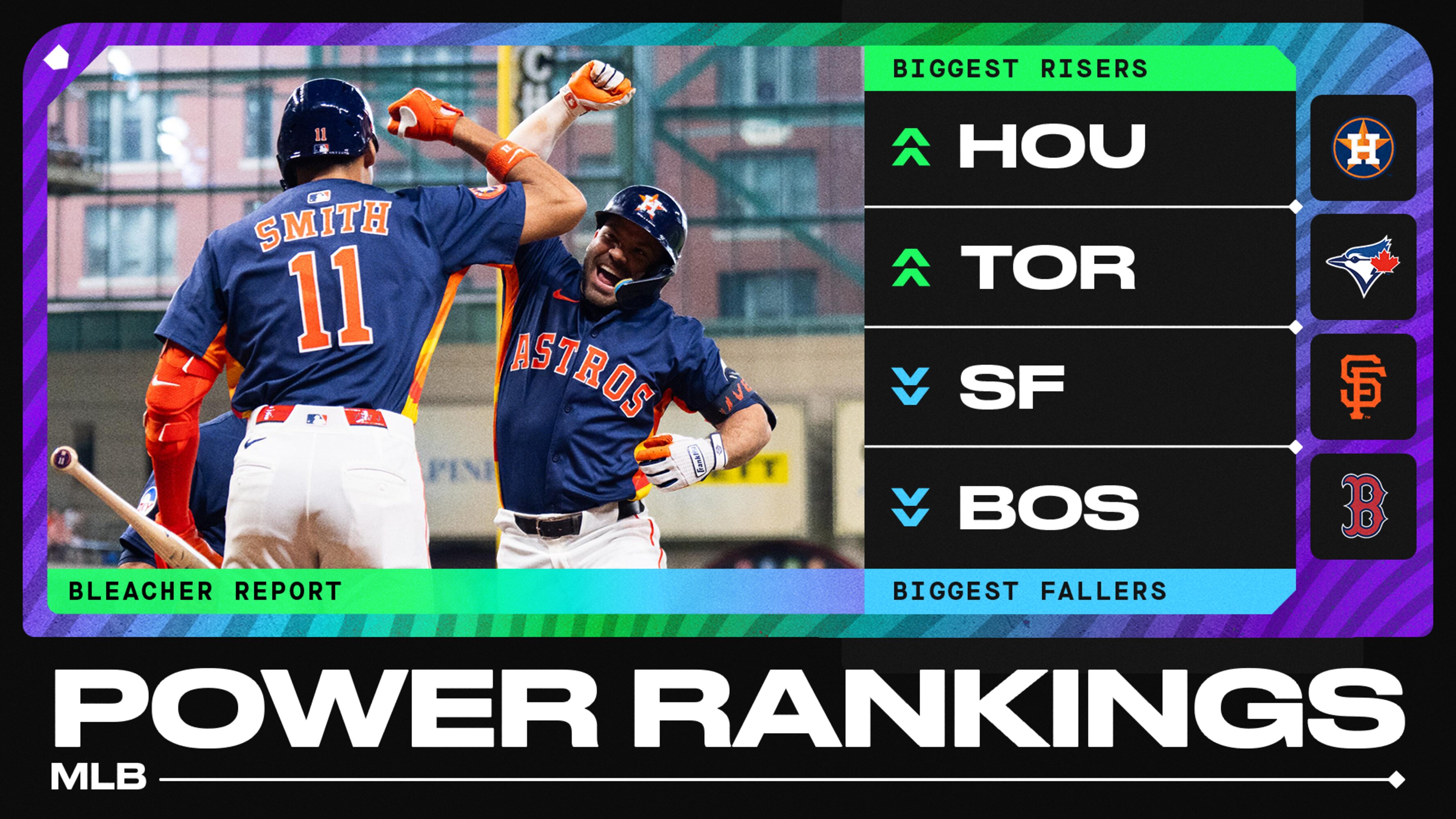 MLB Power Rankings as Astros Push for No. 1 Spot While Giants and Red ...