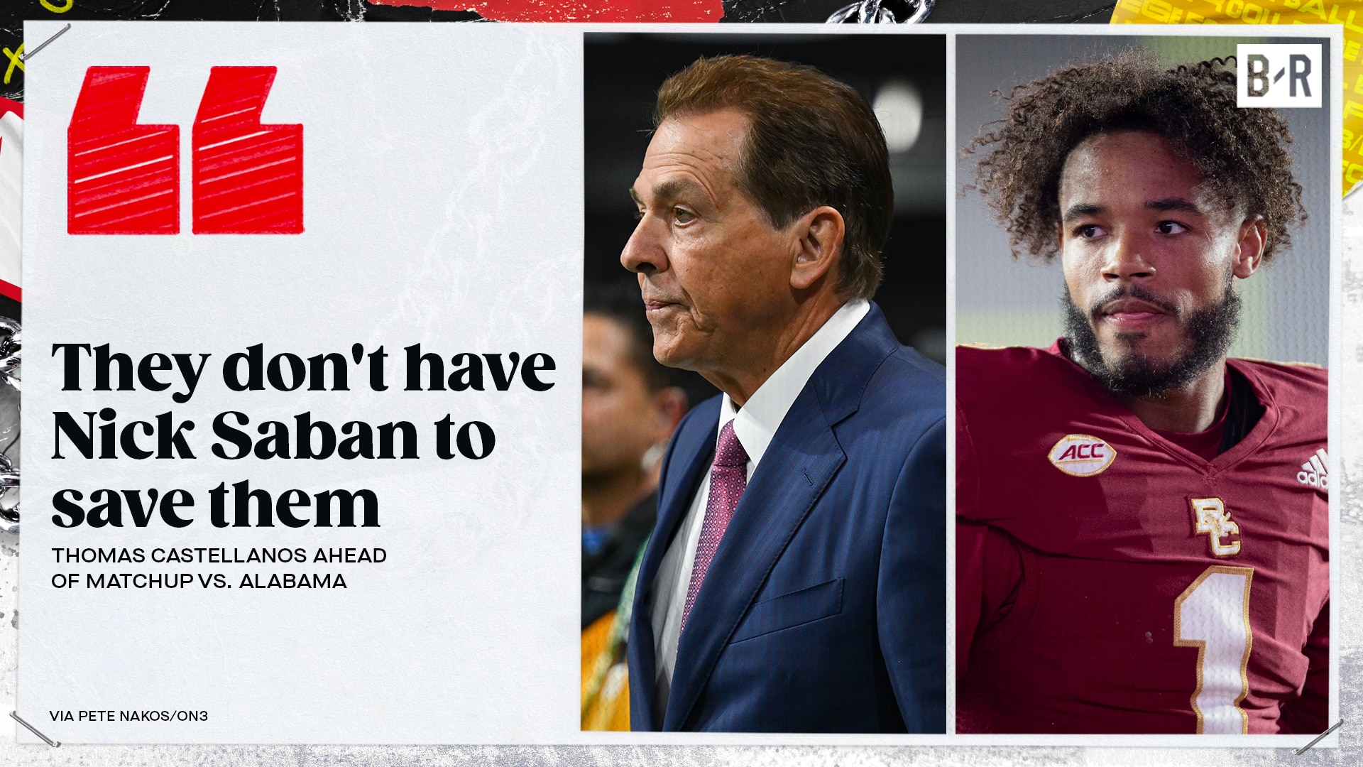 FSU's Thomas Castellanos Says Alabama Doesn't Have 'Nick Saban to Save Them' in Opener