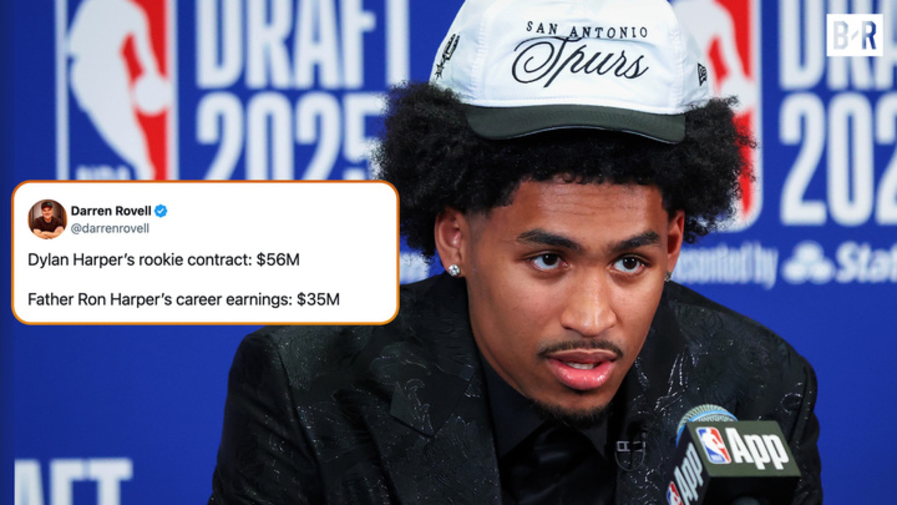 Dylan Harper's Mom Maria, Brother Ron Congratulate New Spurs PG at NBA ...