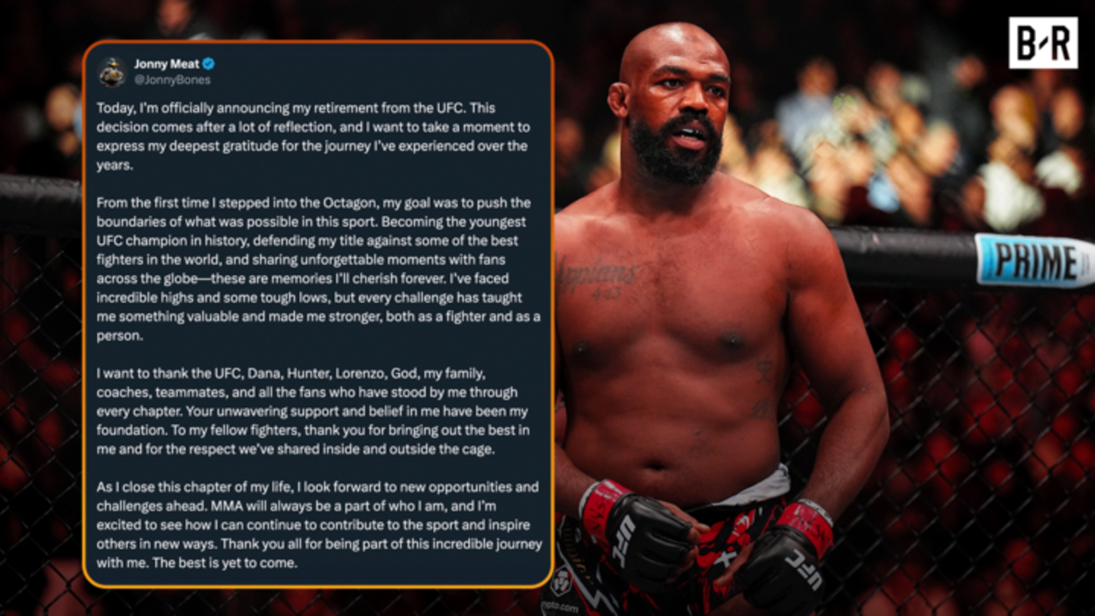 Jon Jones Announces UFC Retirement, Dana White Names Tom Aspinall ...