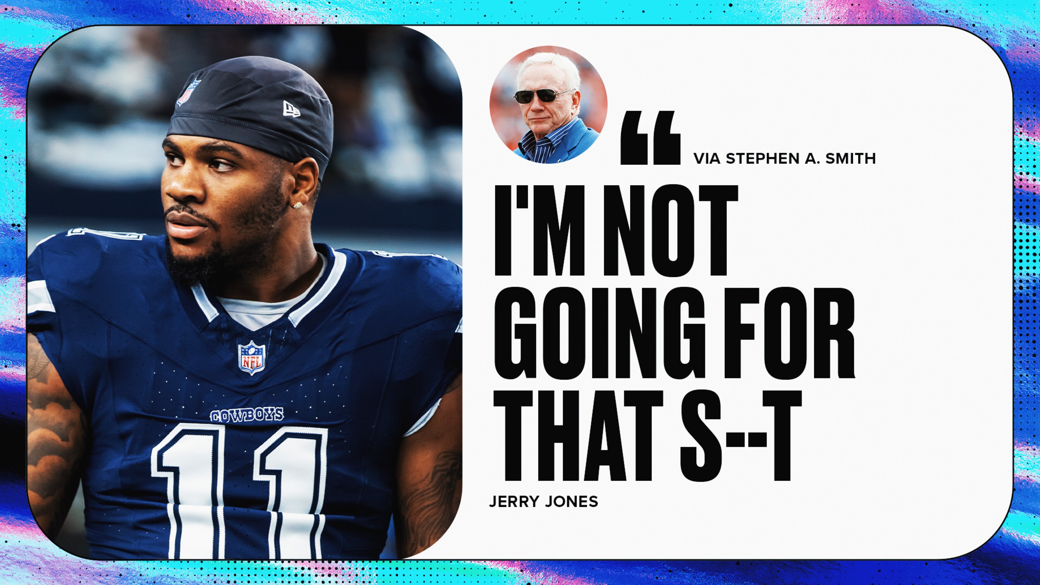 Jerry Jones Reveals 'S--t' He Won't Go For in Micah Parsons, Cowboys ...