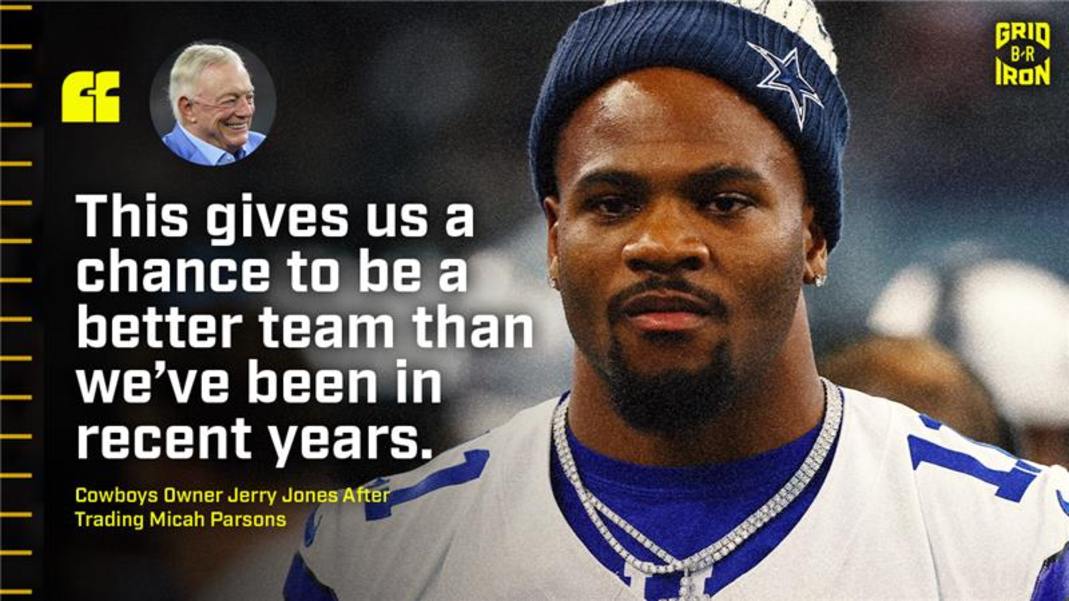 Cowboys' Jerry Jones Explains Micah Parsons Trade to Packers After Contract Standoff