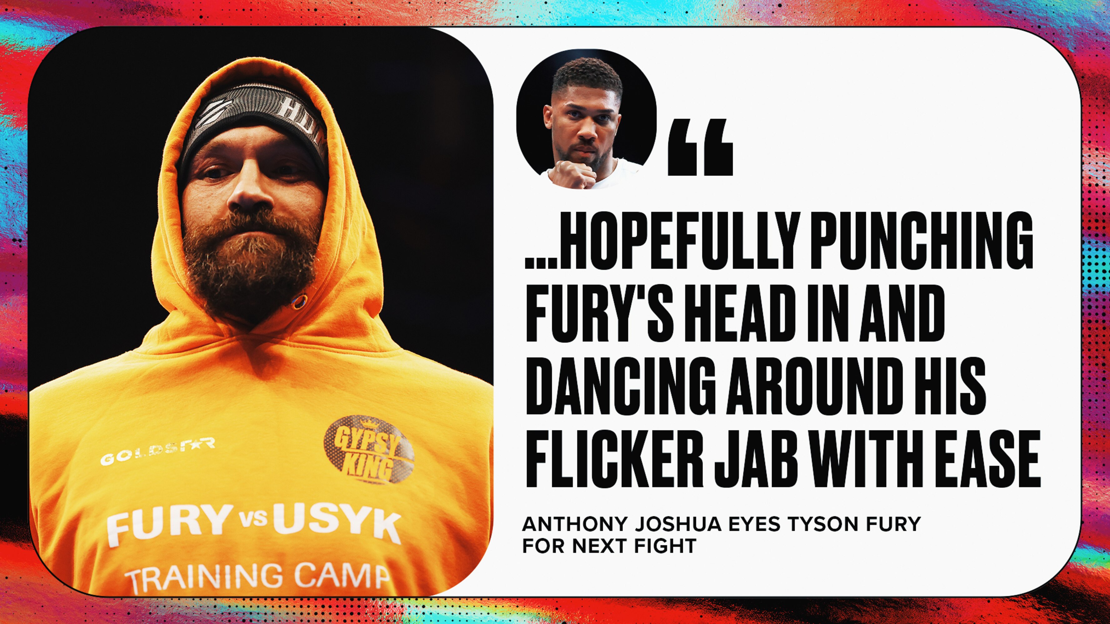 Anthony Joshua Calls out Tyson Fury in IG Post, Says He's Not 'Game to ...