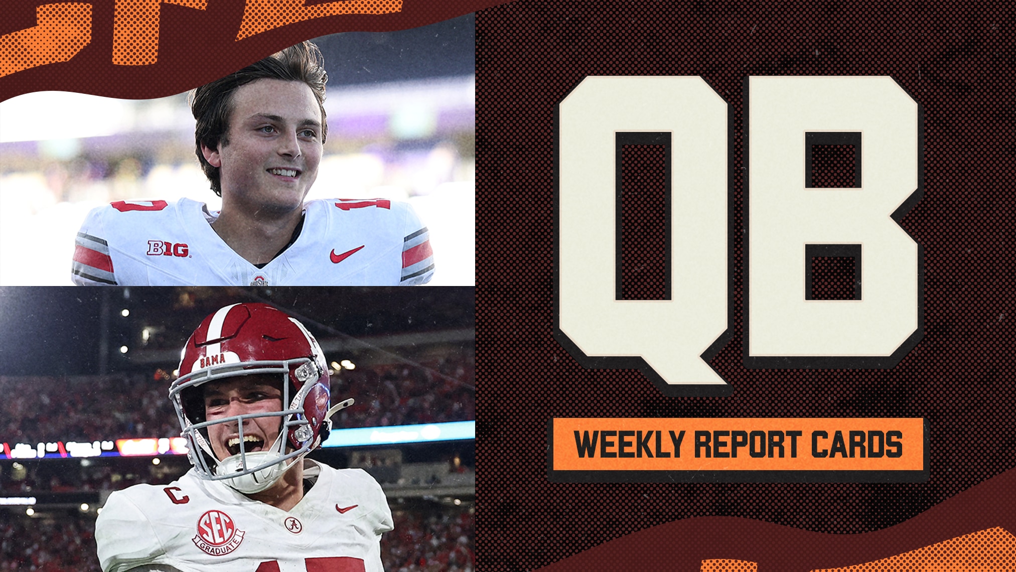 Report Card Grades for Top 20 College Football QBs After Week 5