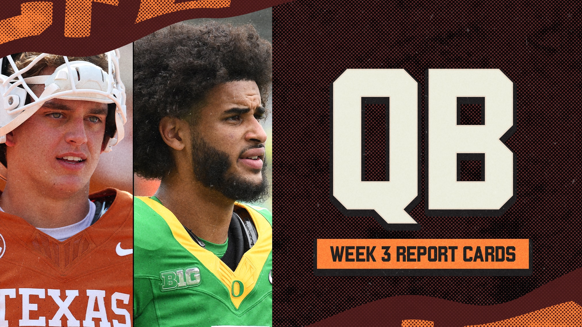 Report Card Grades for Top 20 College Football QBs After Week 3