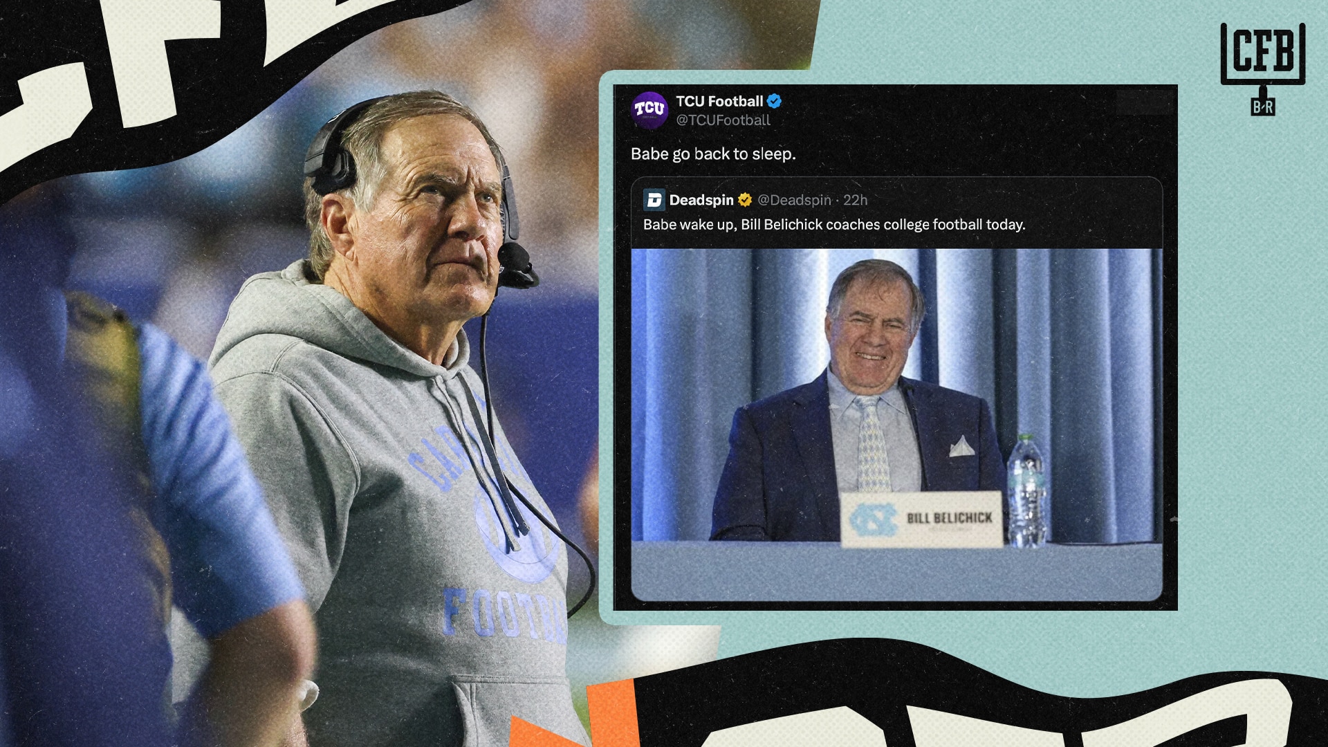 TCU Trolls Bill Belichick, Lawrence Taylor, JJ Watt, Pundits After Spoiling UNC Debut