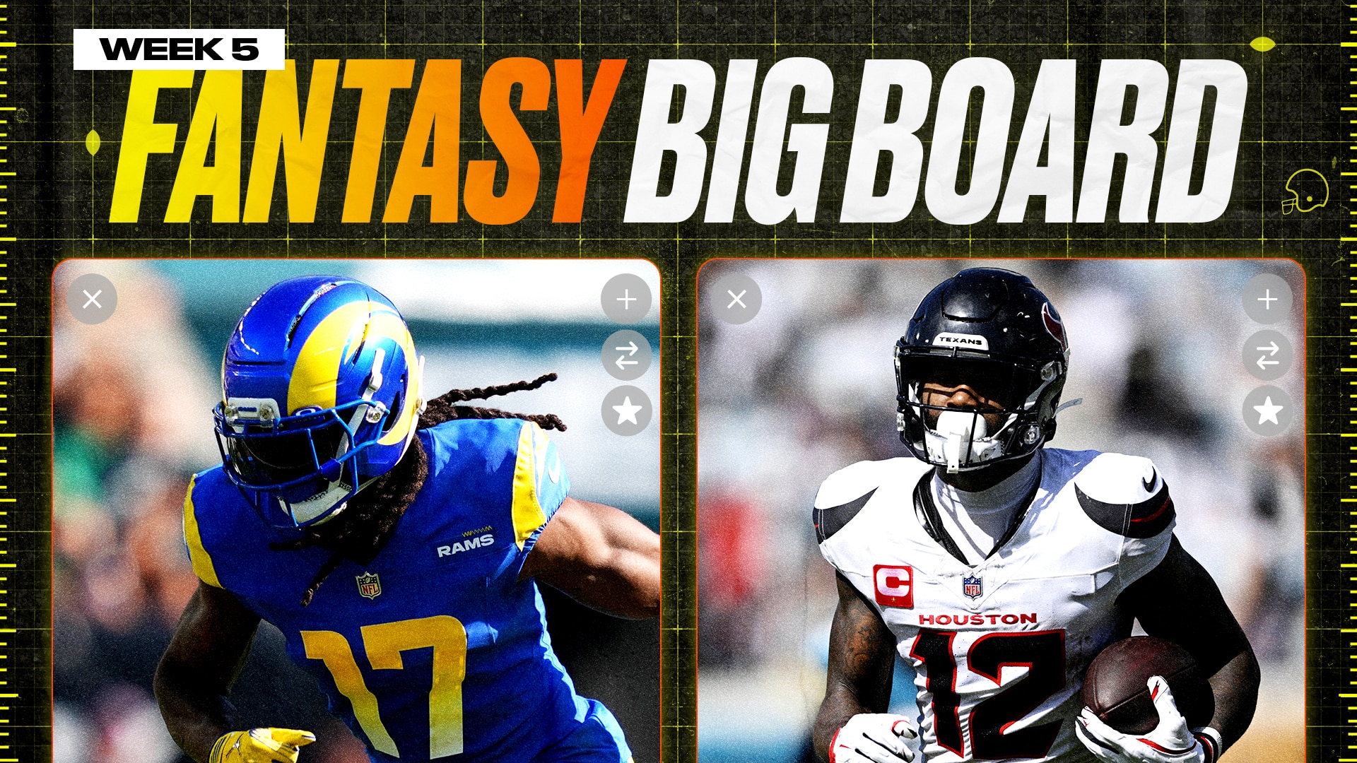 B/R's Week 5 PPR Fantasy Football 2025 Player Rankings