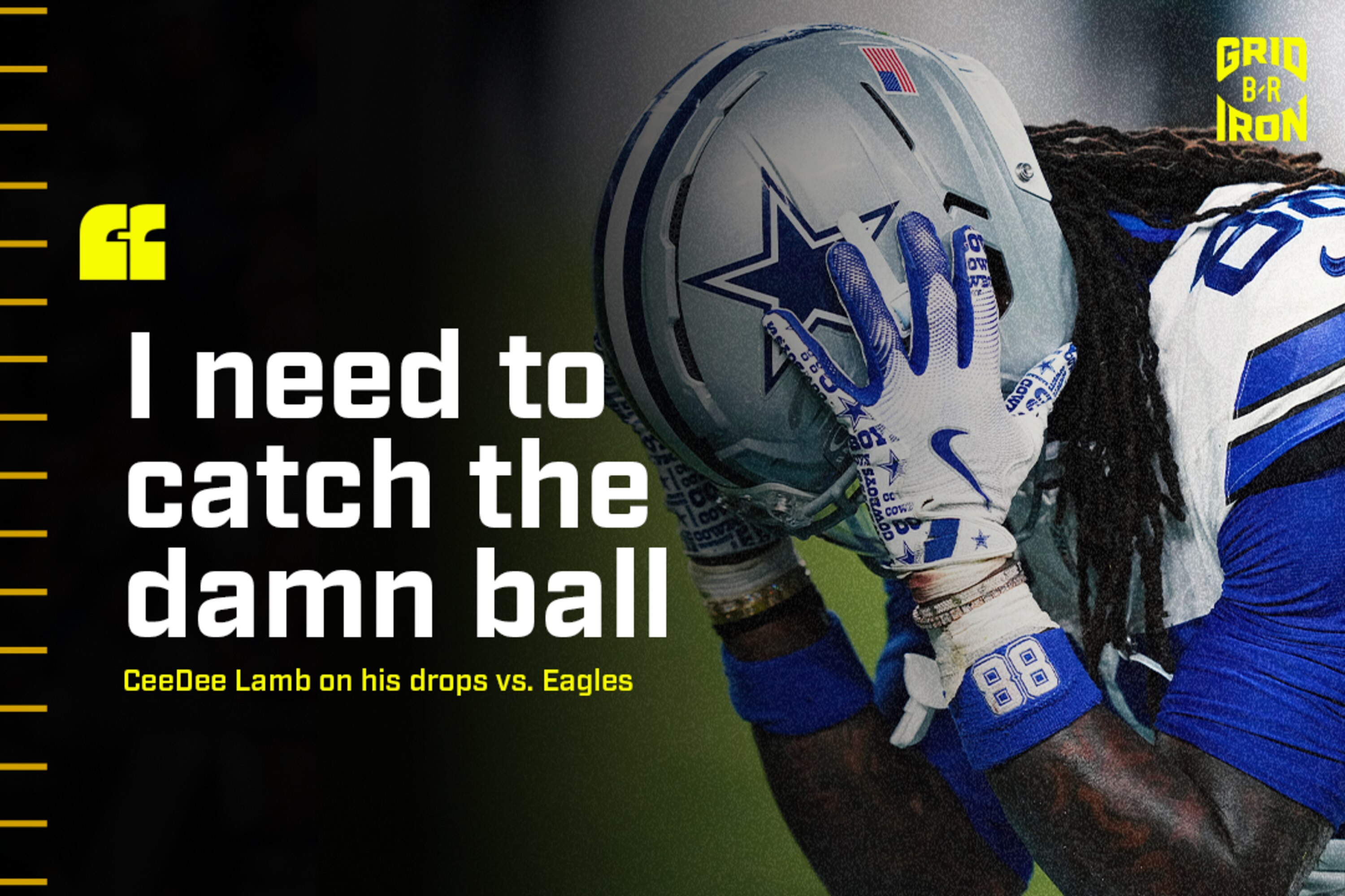 Cowboys' CeeDee Lamb Owns 'Terrible' Drops vs. Eagles, 'I Need to Catch ...