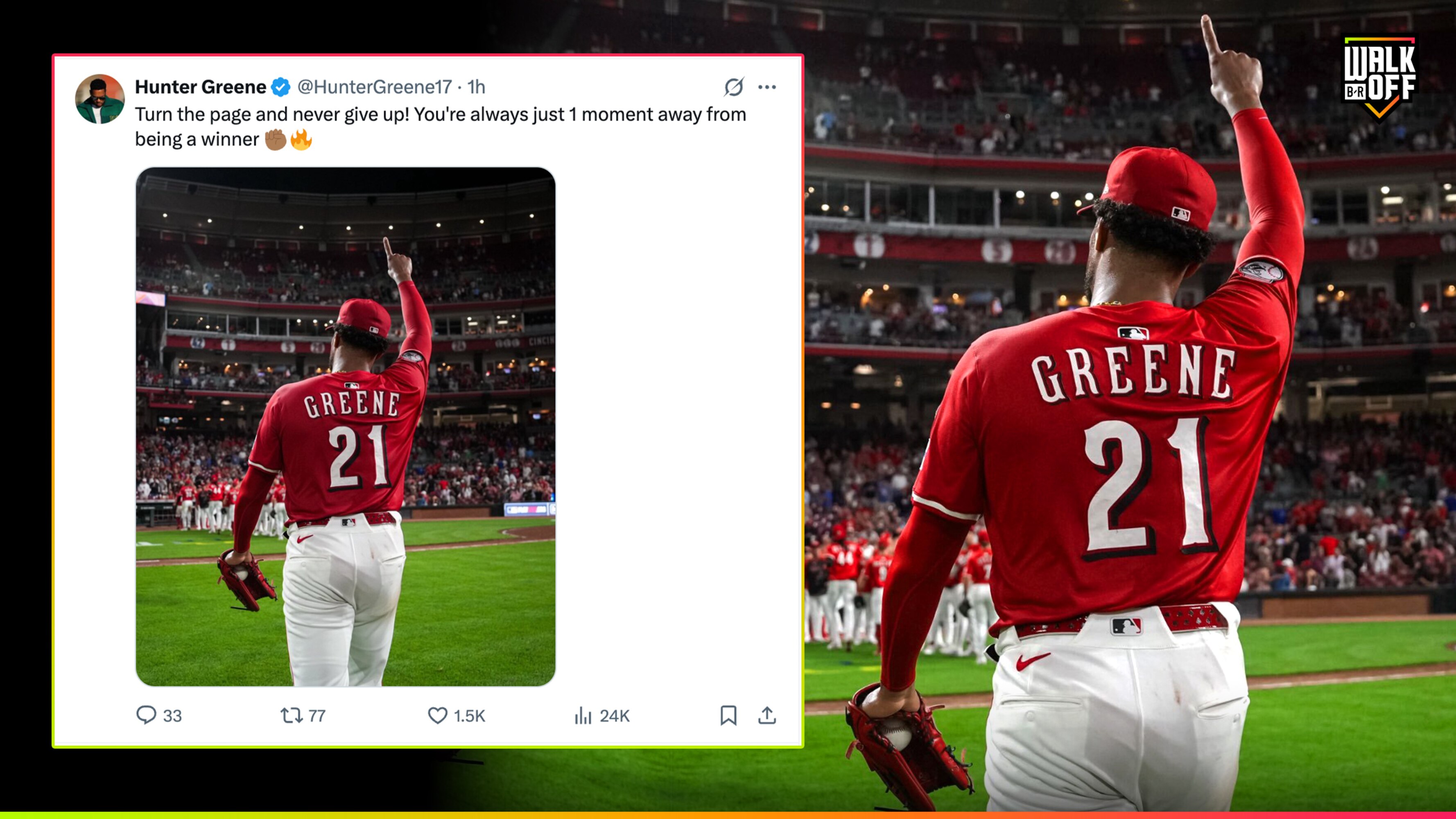 Reds' Hunter Greene Says 'Never Give Up' After Bounce-Back Start amid ...