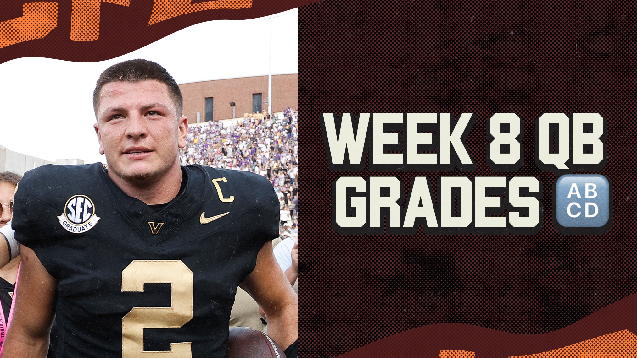 Report Card Grades for Top 20 College Football QBs After Week 8