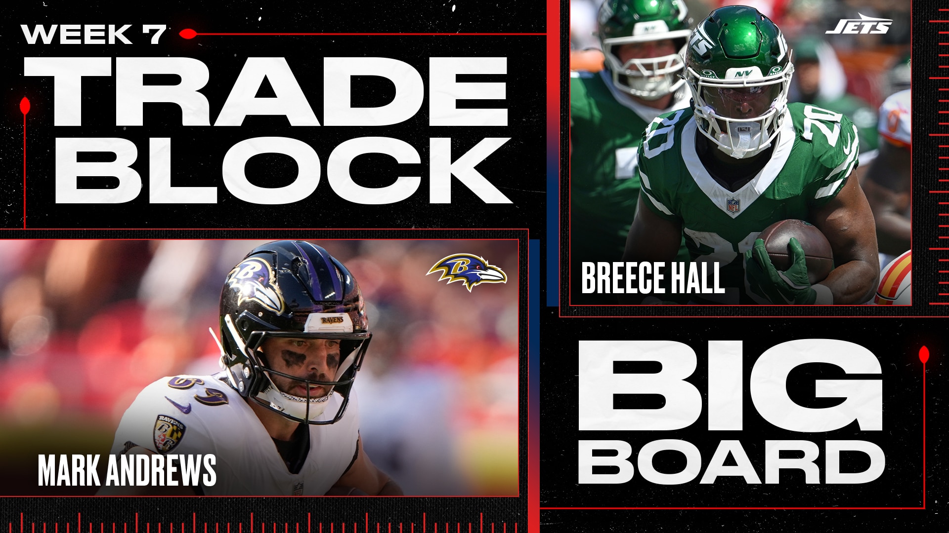 2025 NFL Trade Block Big Board Entering Week 7