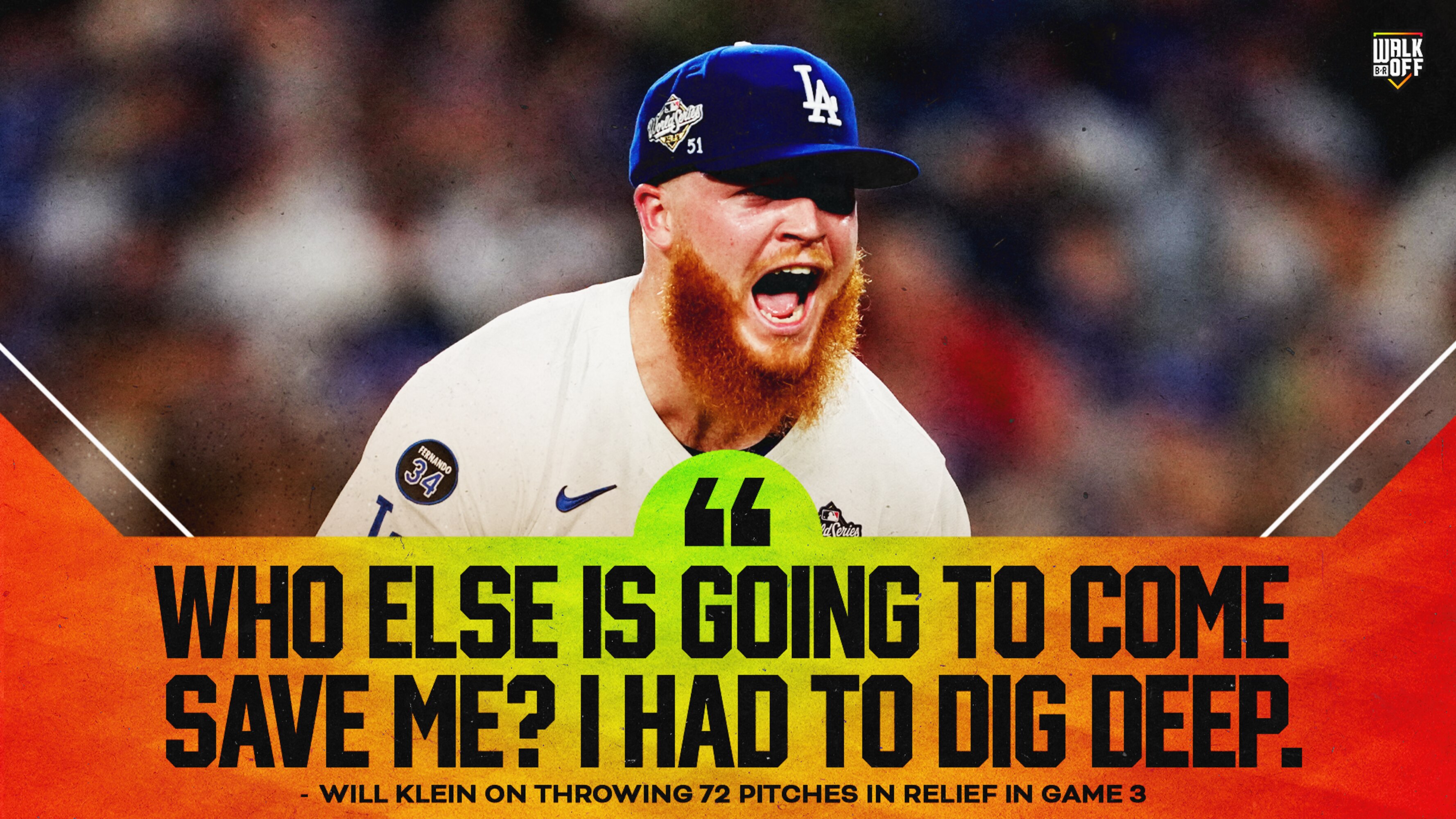 Dodgers' Will Klein Says He Had to 'Dig Deep' to Throw 72 Pitches in ...