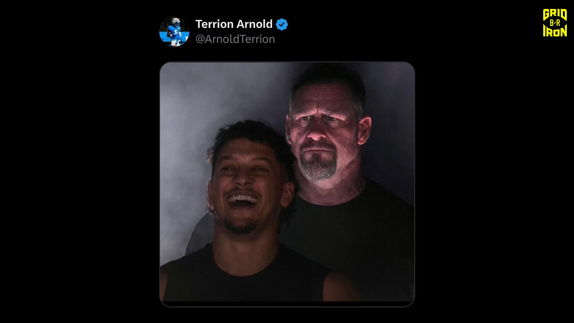 Lions' Terrion Arnold Posts Meme of Mahomes, Campbell as WWE's ...