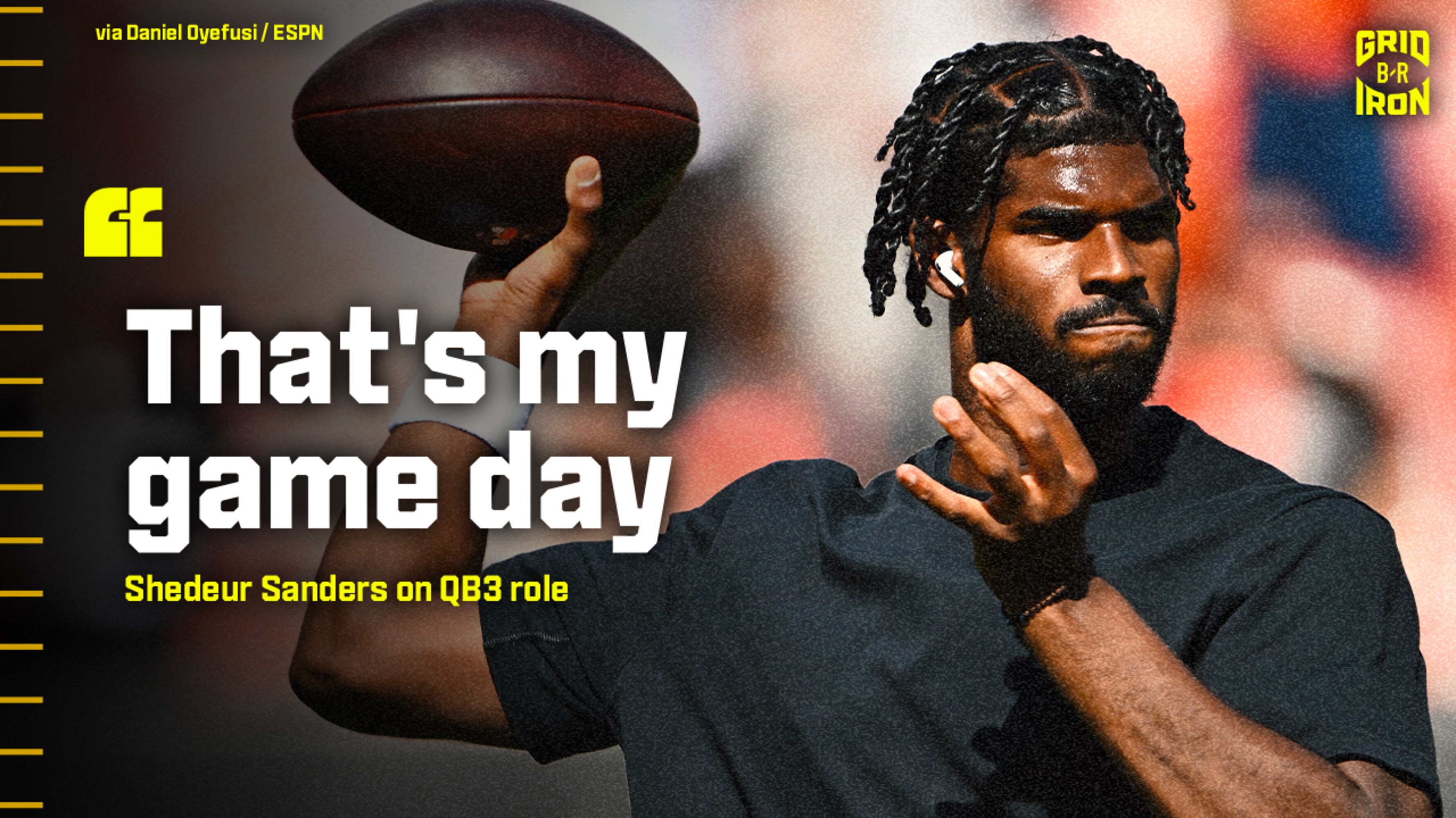 Shedeur Sanders Breaks Down How He Runs Browns' Scout Team, 'That's My ...