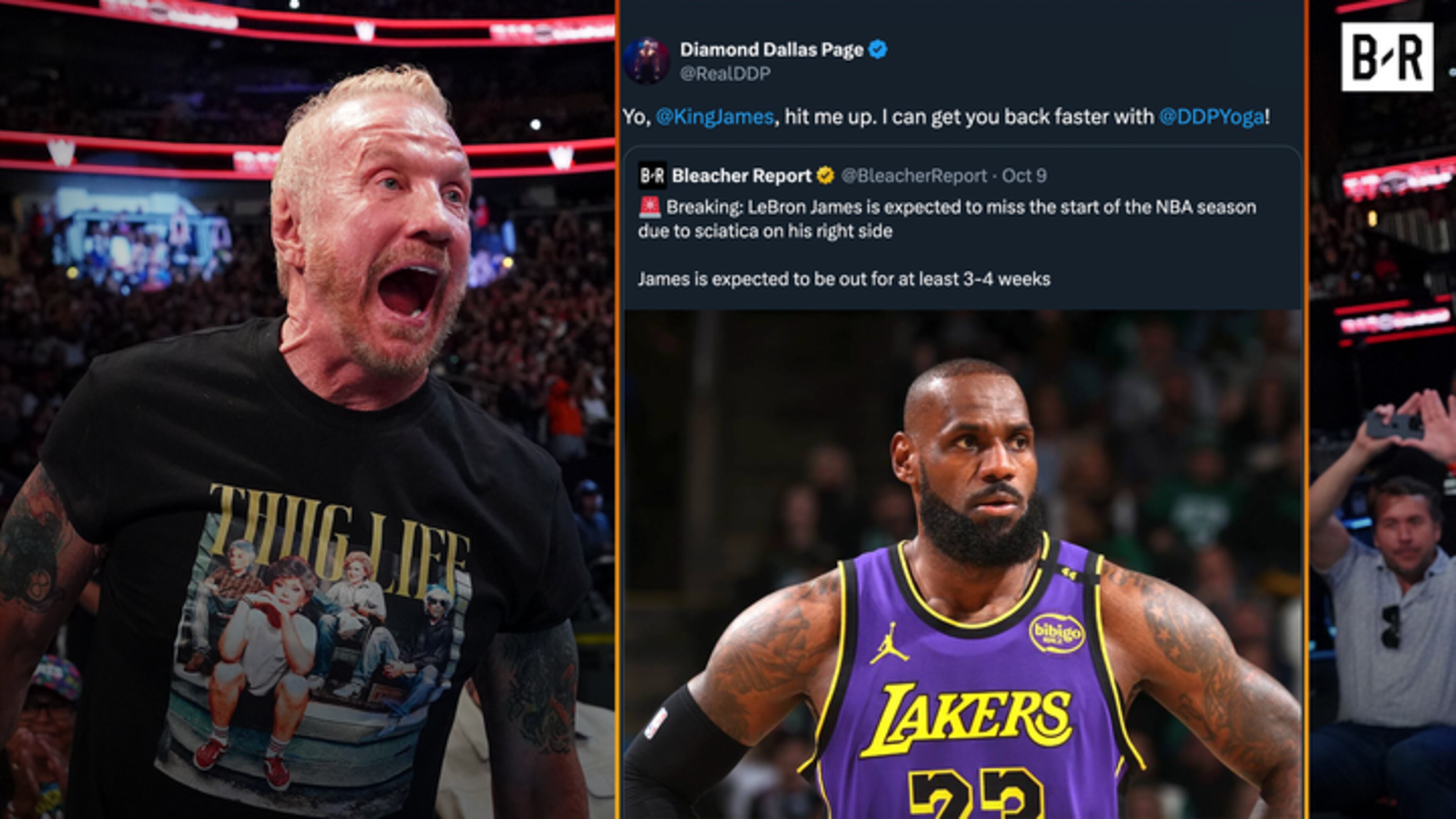 LeBron James Gets Offer from WWE Hall of Famer DDP to Help Return ...