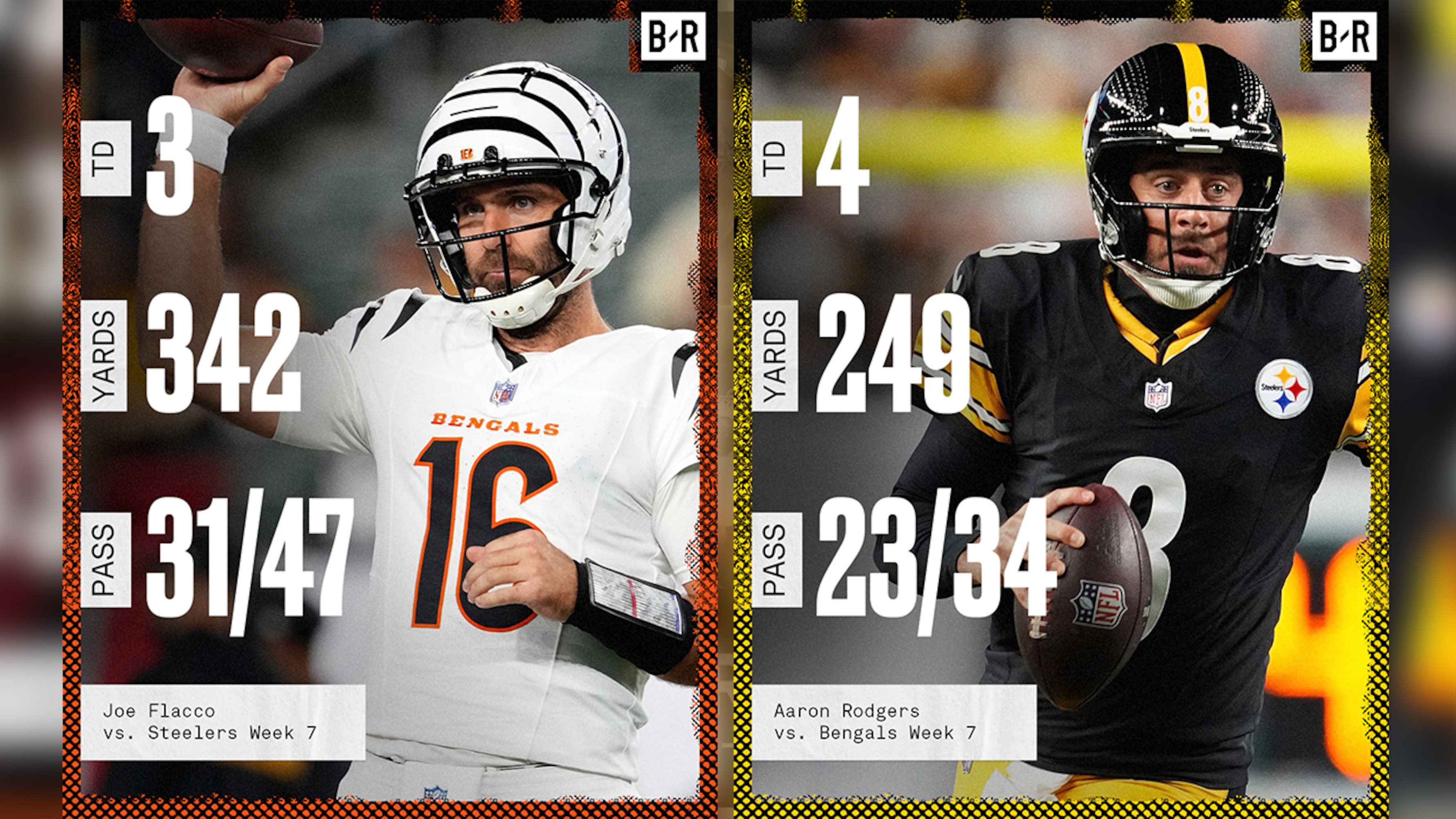 Joe Flacco, Aaron Rodgers Amaze NFL Fans with 7 Combined TDs as Bengals ...