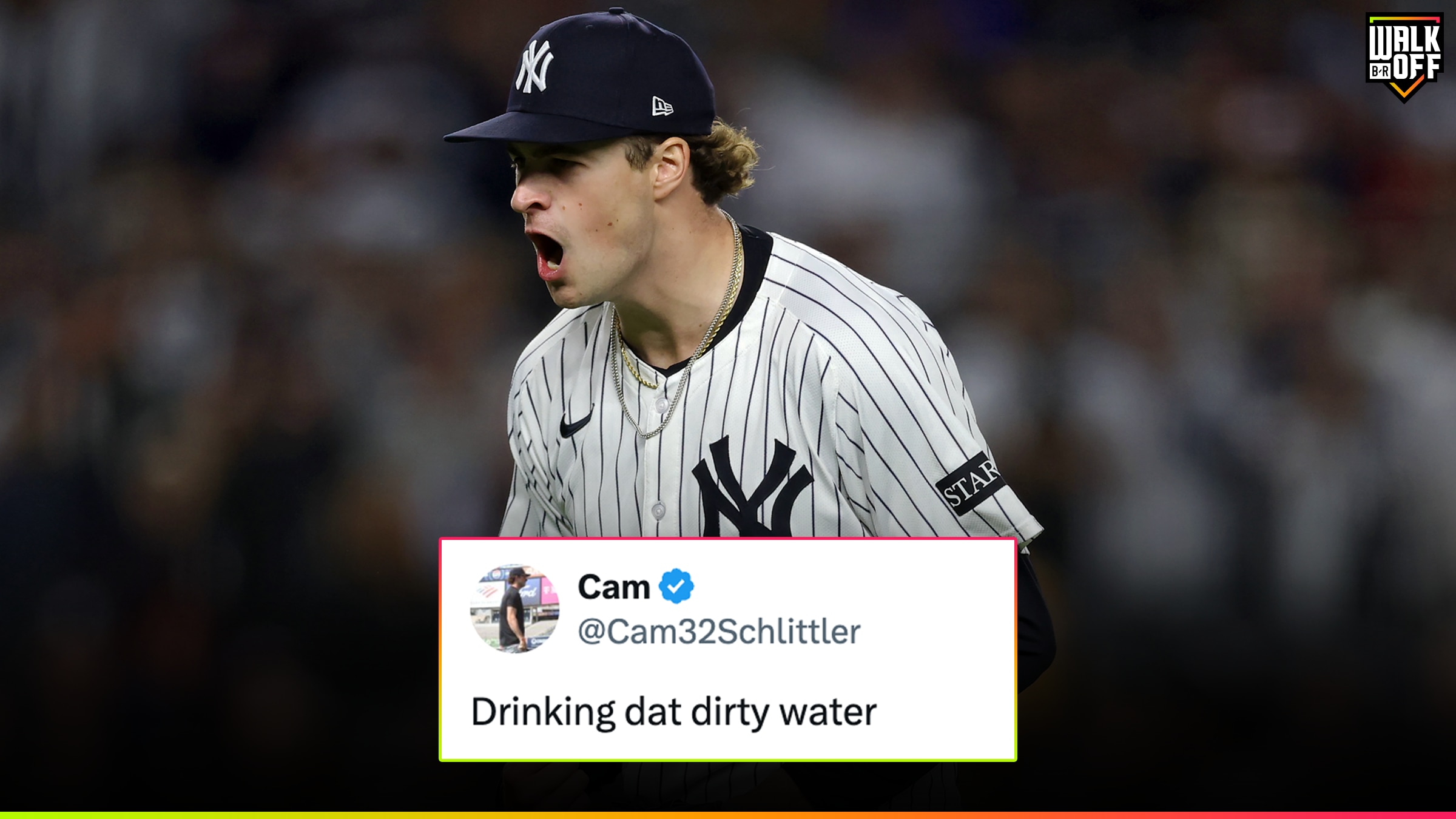 Cam Schlittler Trolls Red Sox with 'Dirty Water' Post After Yankees Advance to ALDS