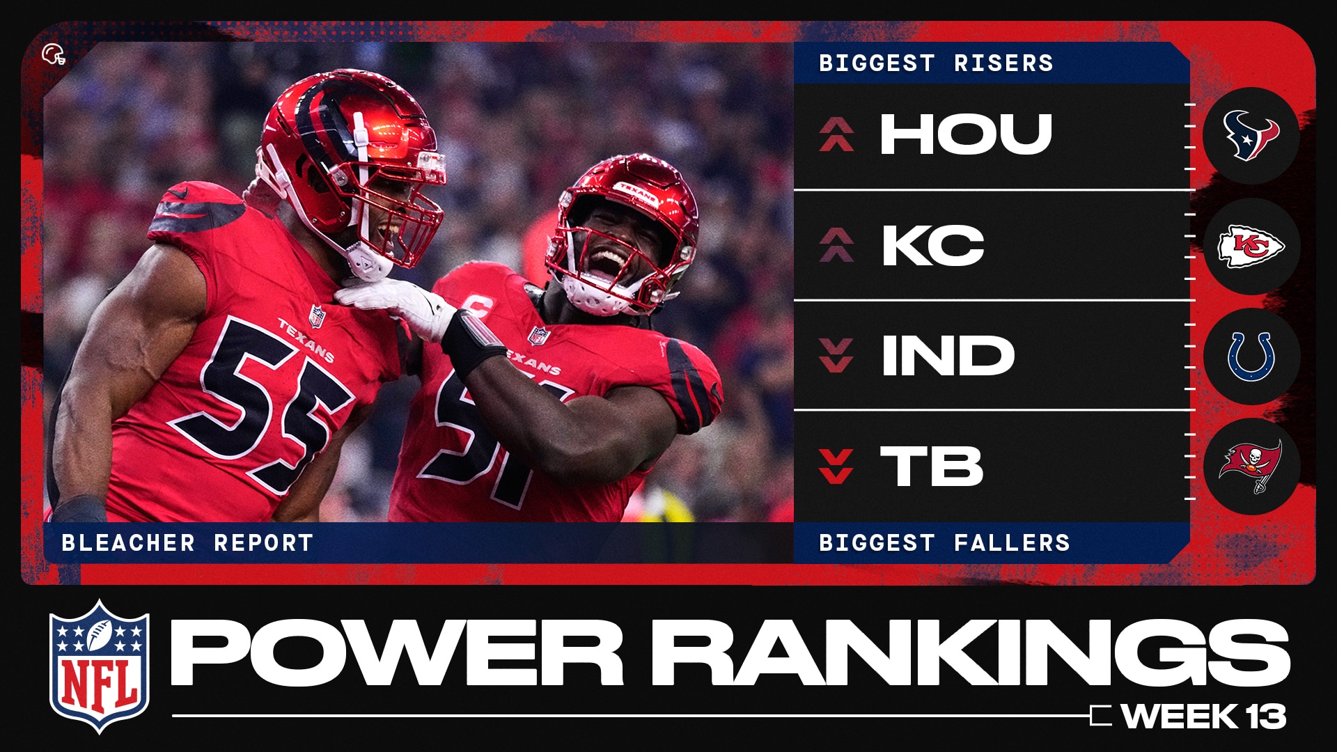 B/R Experts Week 13 NFL Power Rankings