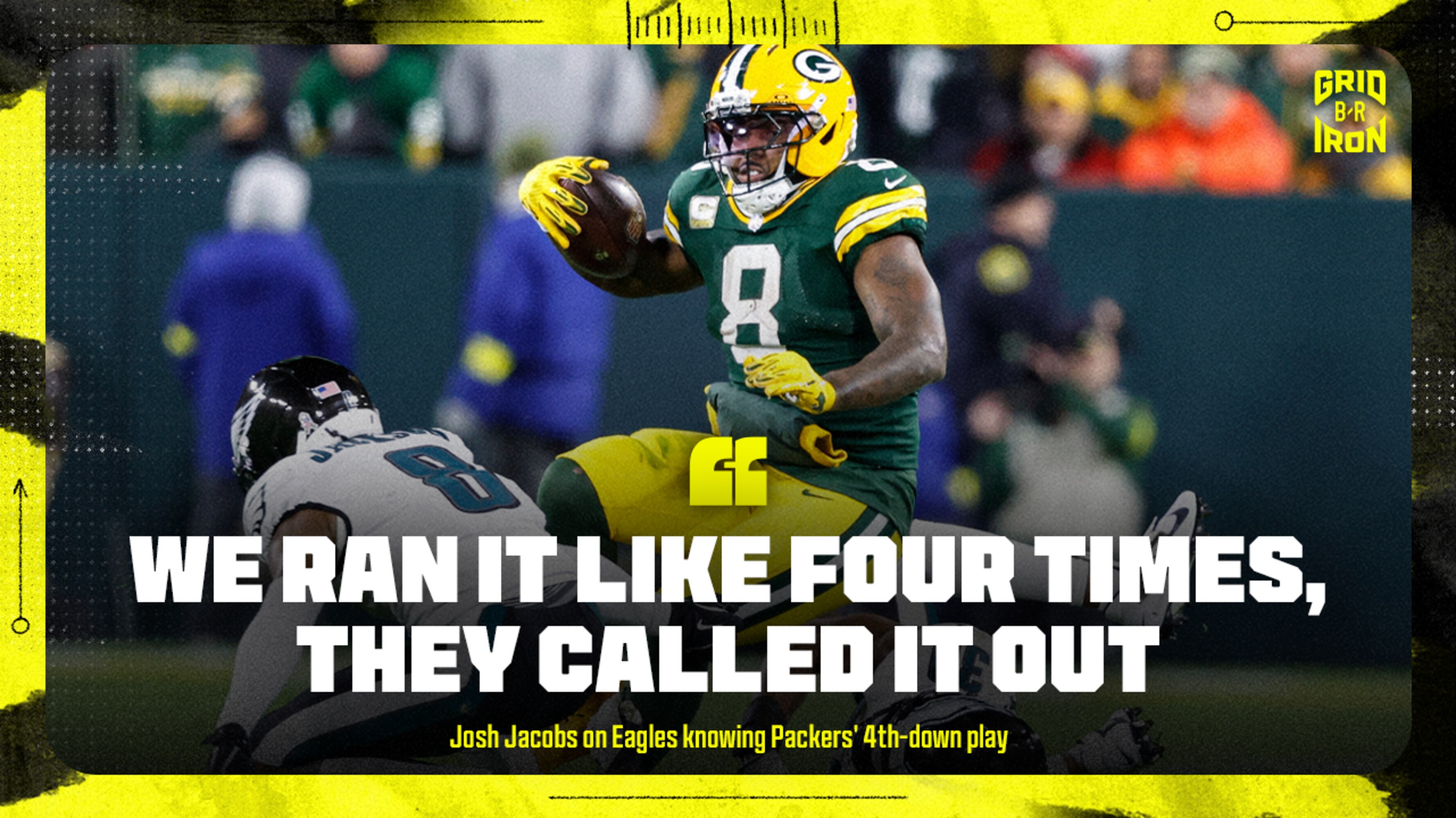 Josh Jacobs Says Eagles Knew Packers' Play on 4th-Down Stop, 'Never A ...