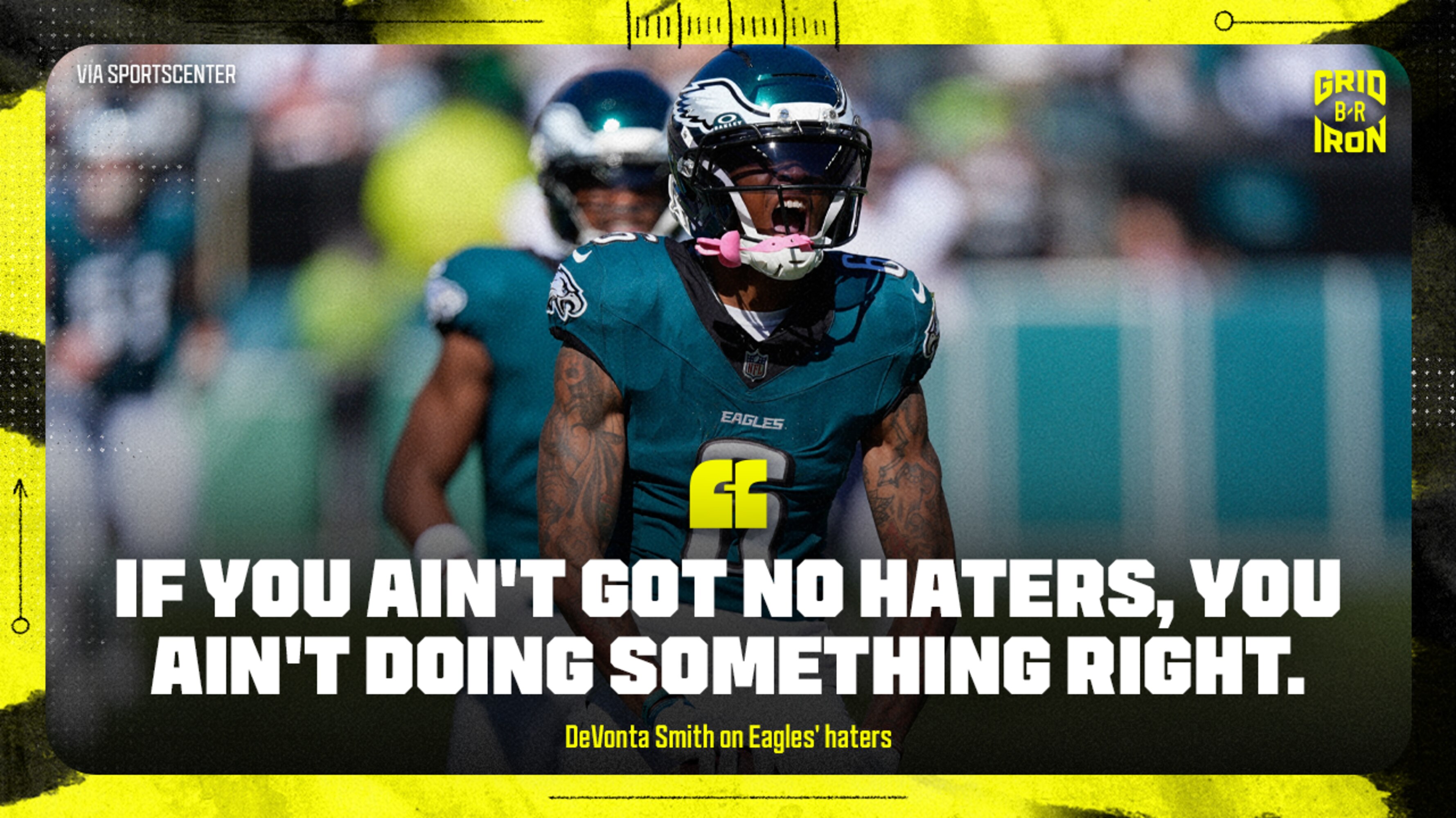 DeVonta Smith Dismisses Eagles' 'Haters' in Video Amid Offensive ...