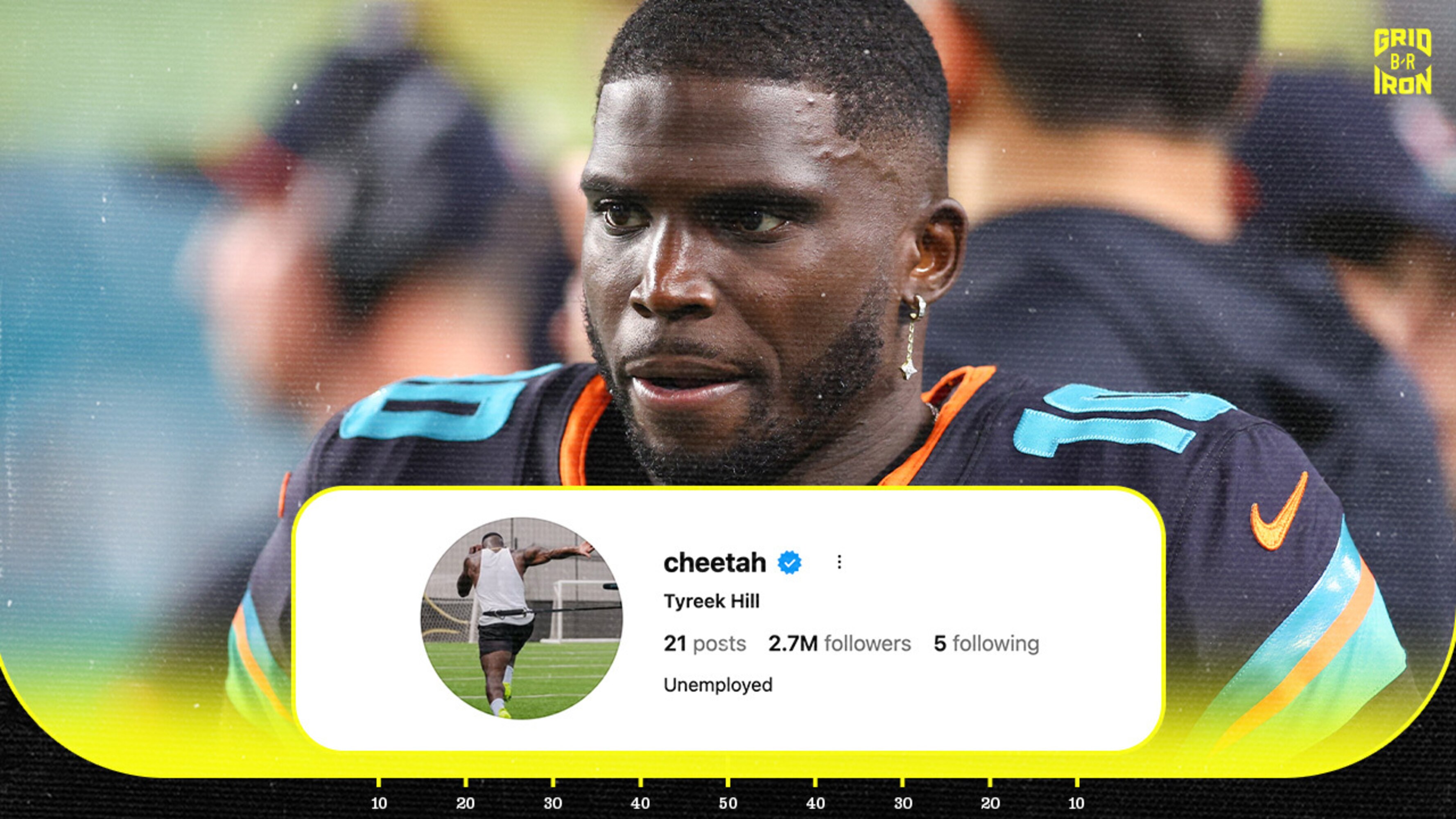 Tyreek Hill Changes IG Bio to 'Unemployed' Amid NFL Rumors on Dolphins WR's Future