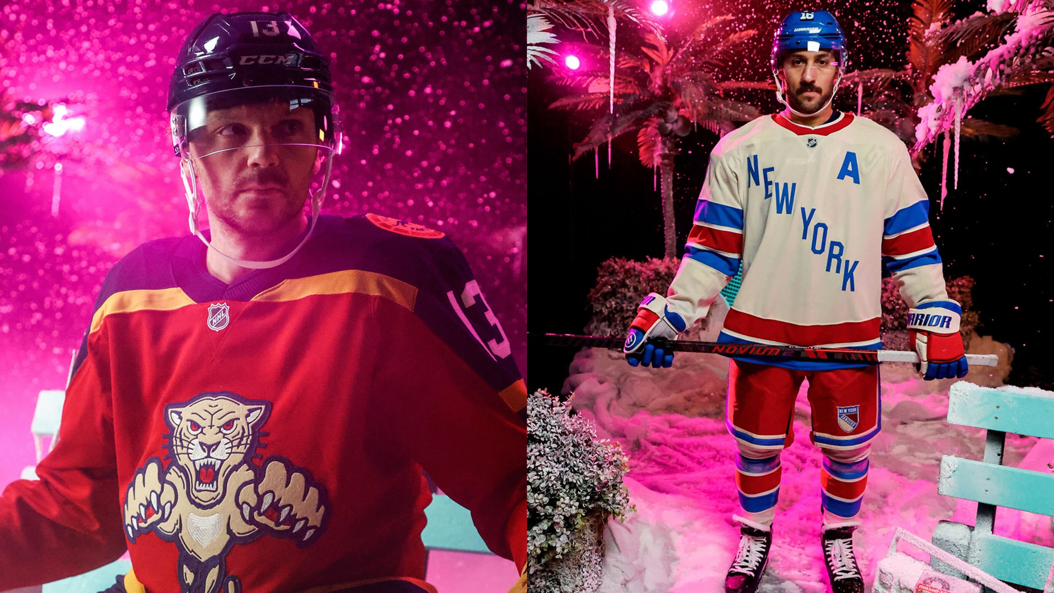 Rangers, Panthers Reveal Uniforms for 2026 NHL Winter Classic in New Photos
