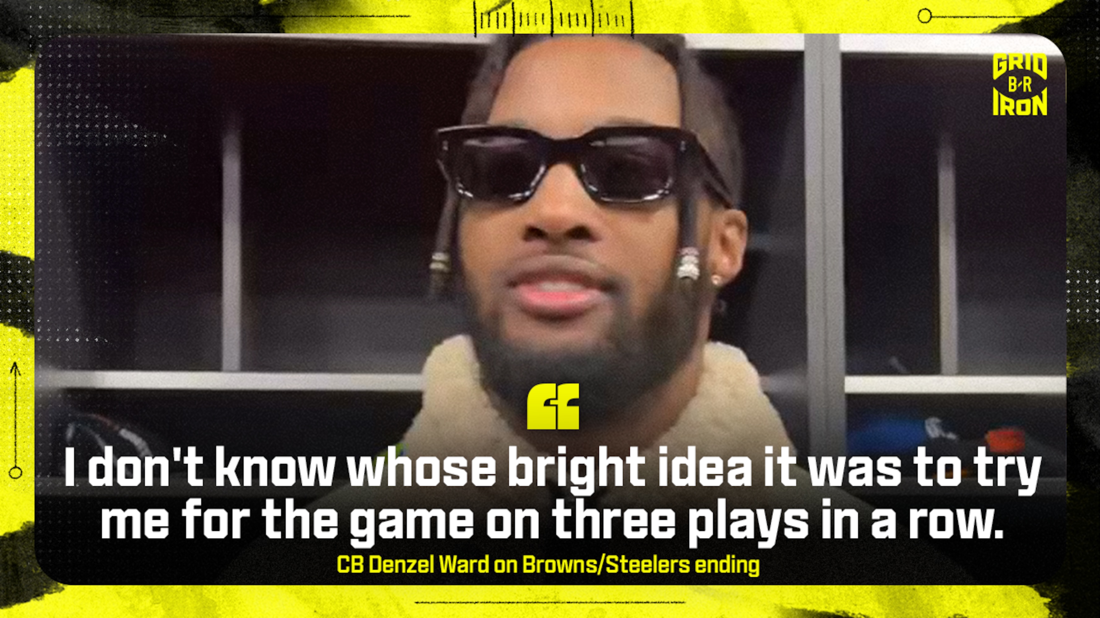 Denzel Ward Trolls Aaron Rodgers, Steelers for Late-Game Play Calls vs ...