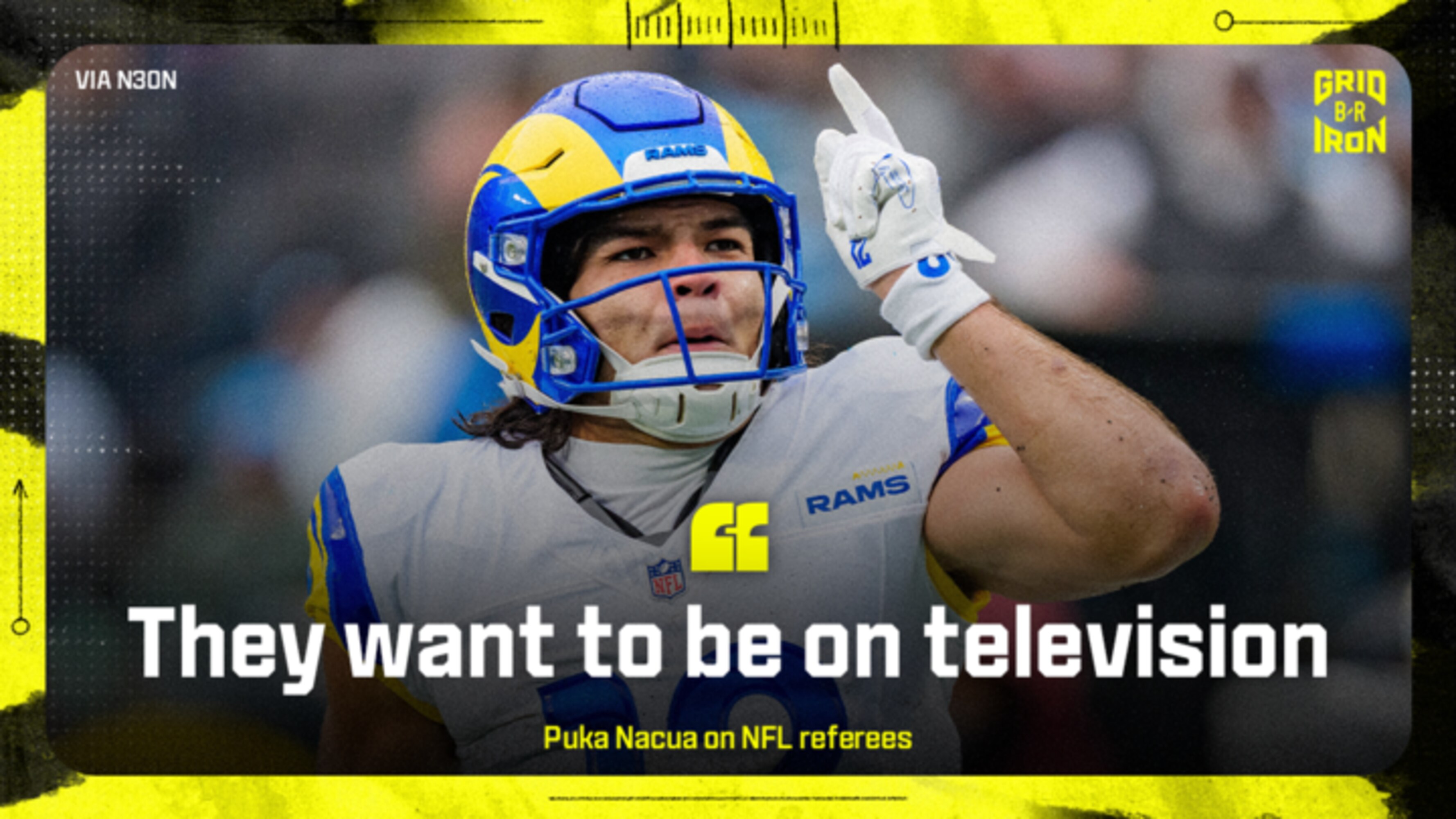 Rams' Puka Nacua Says NFL 'Refs Are The Worst... They Want to Be on TV'