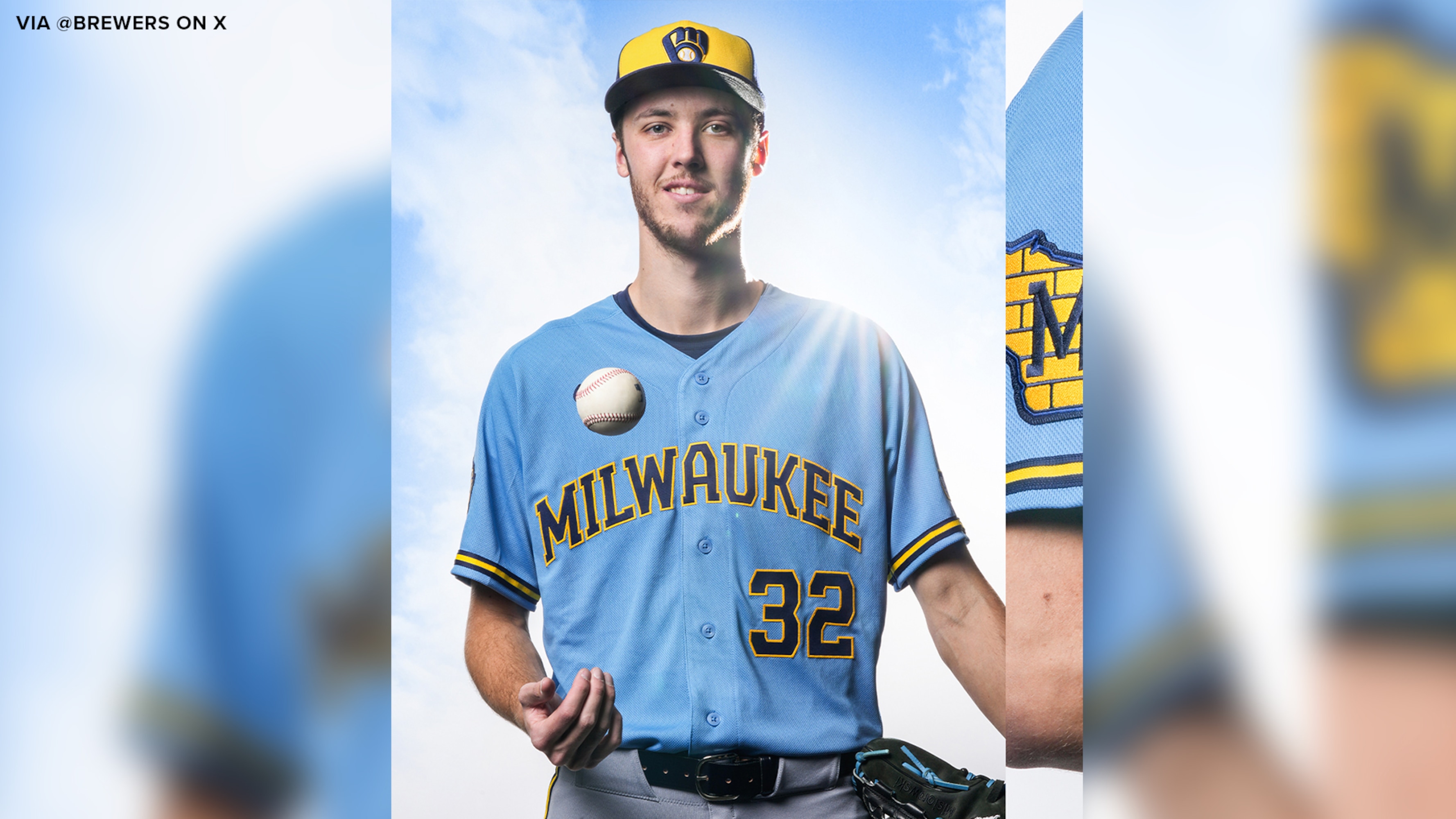 Brewers Unveil Powder Blue Alternate Uniforms for 2026 MLB Season in ...