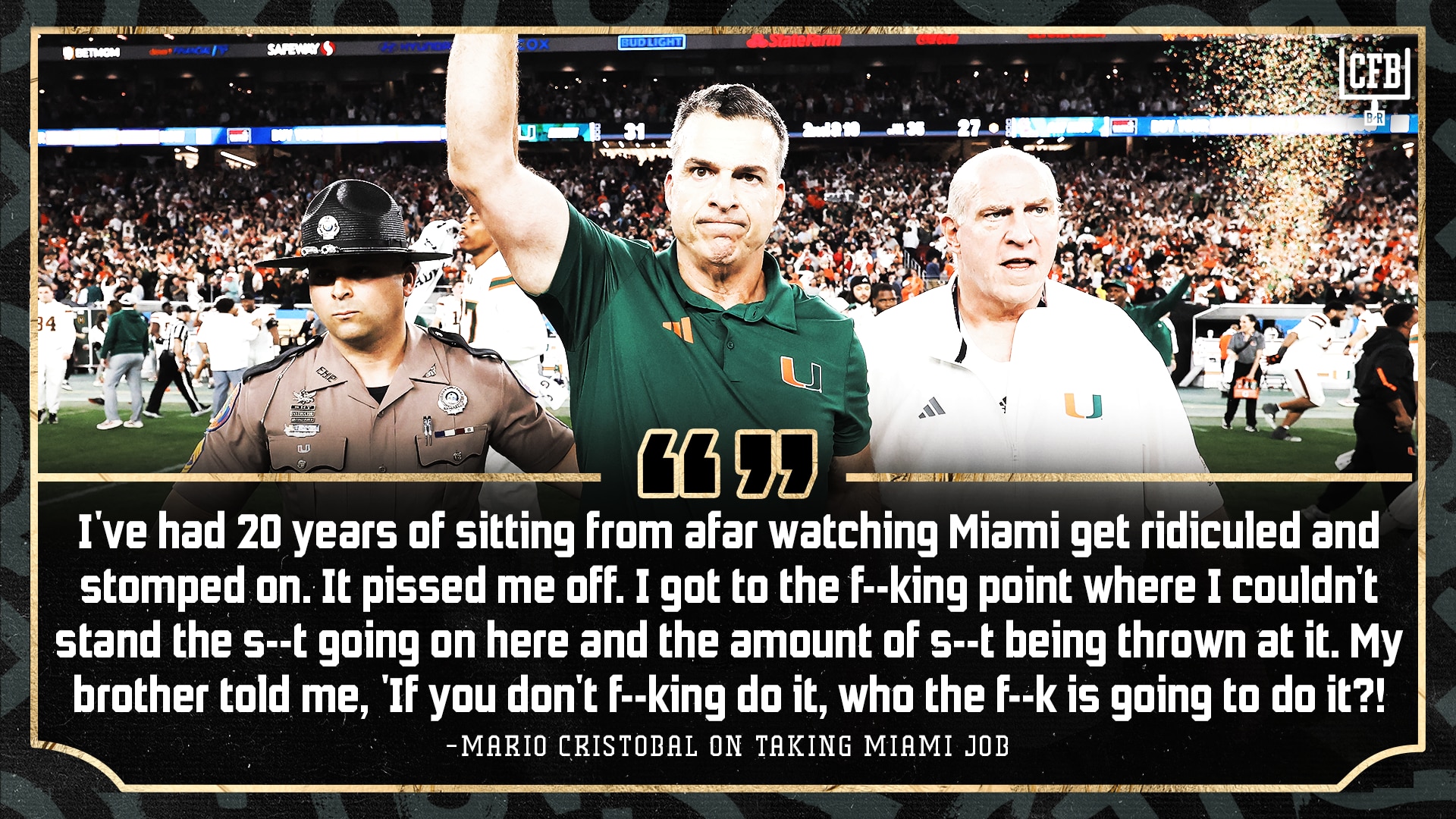 Mario Cristobal Says Miami Ridicule 'Pissed Me Off,' 'Couldn't Stand ...