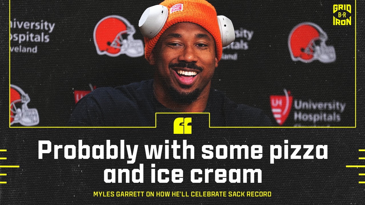 Myles Garrett Reflects on NFL Sack Record, Discusses Plans to Celebrate ...