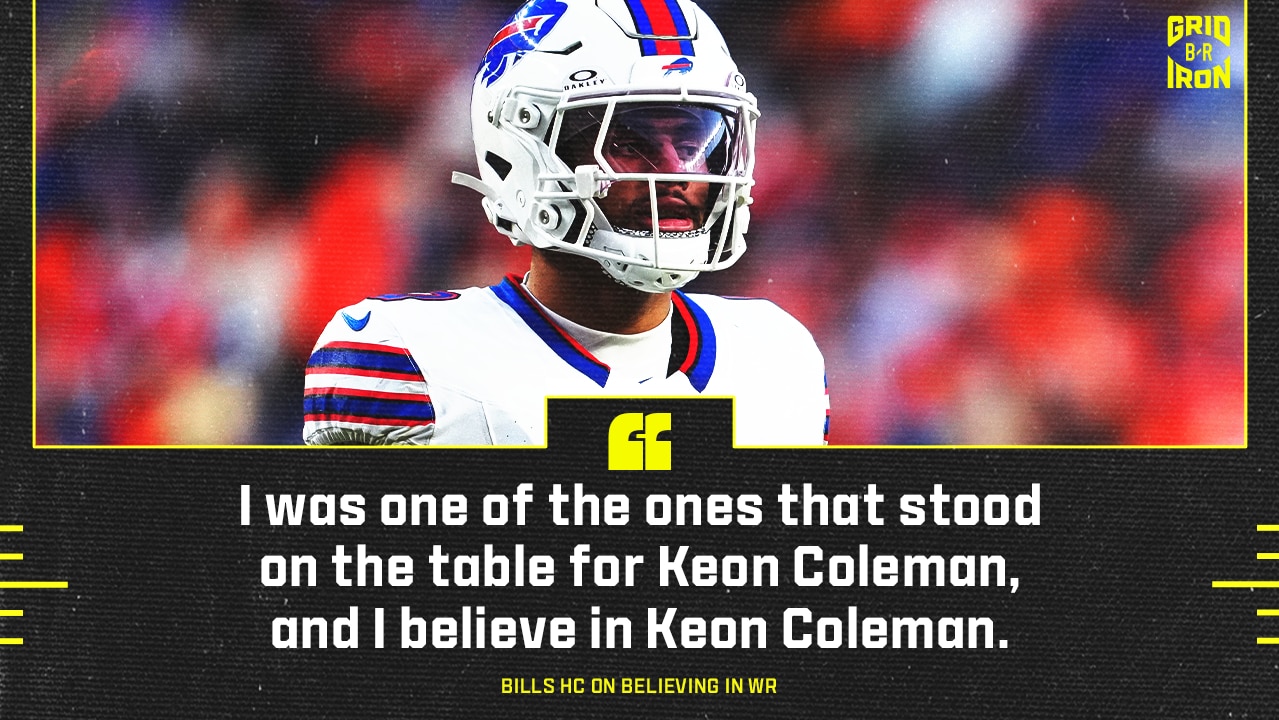 Joe Brady 'Stood on the Table' for Keon Coleman, Backs Bills WR After ...