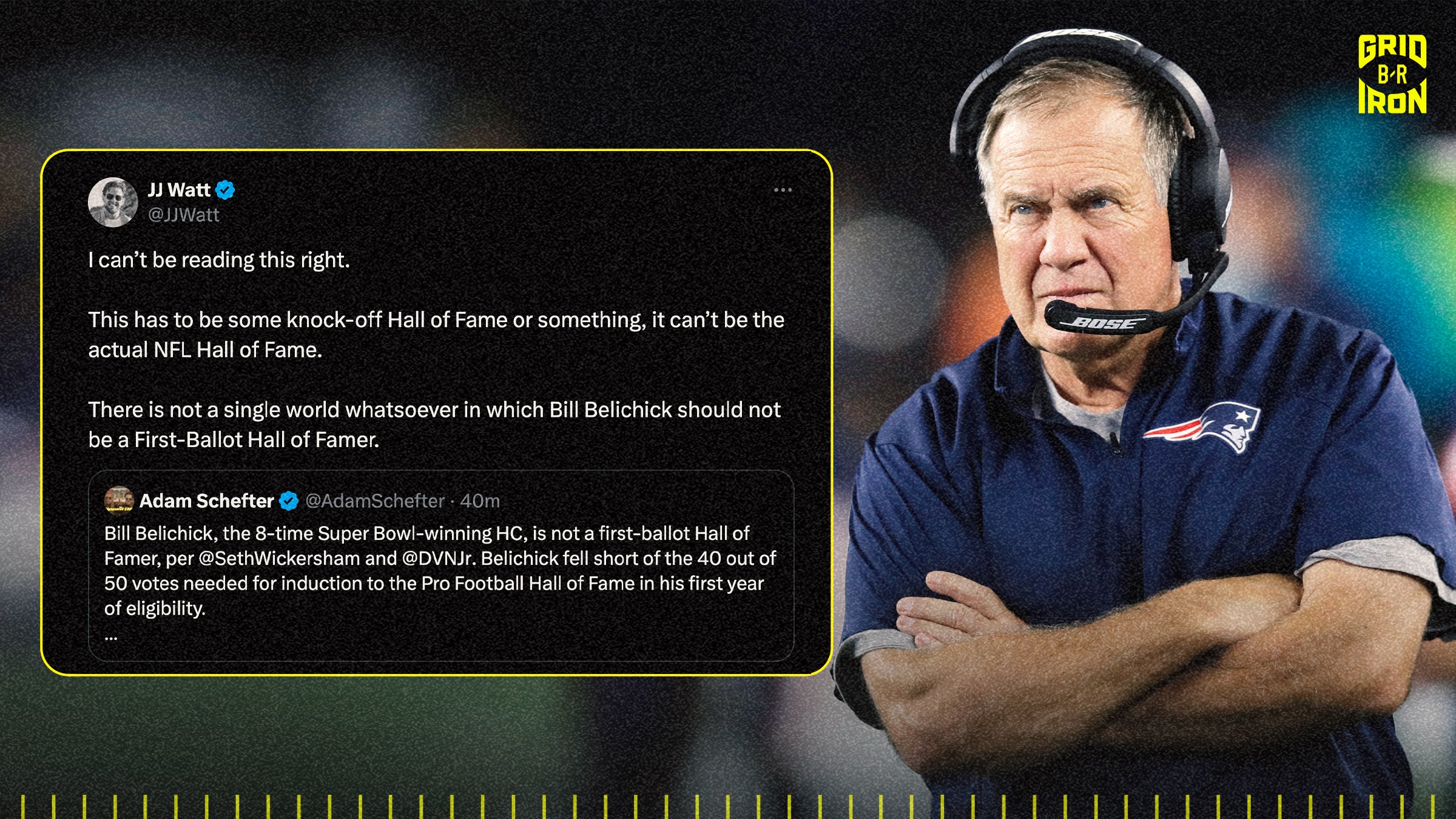 Bill Belichick's Hall of Fame Snub Stuns Mahomes, NFL Fans After ...