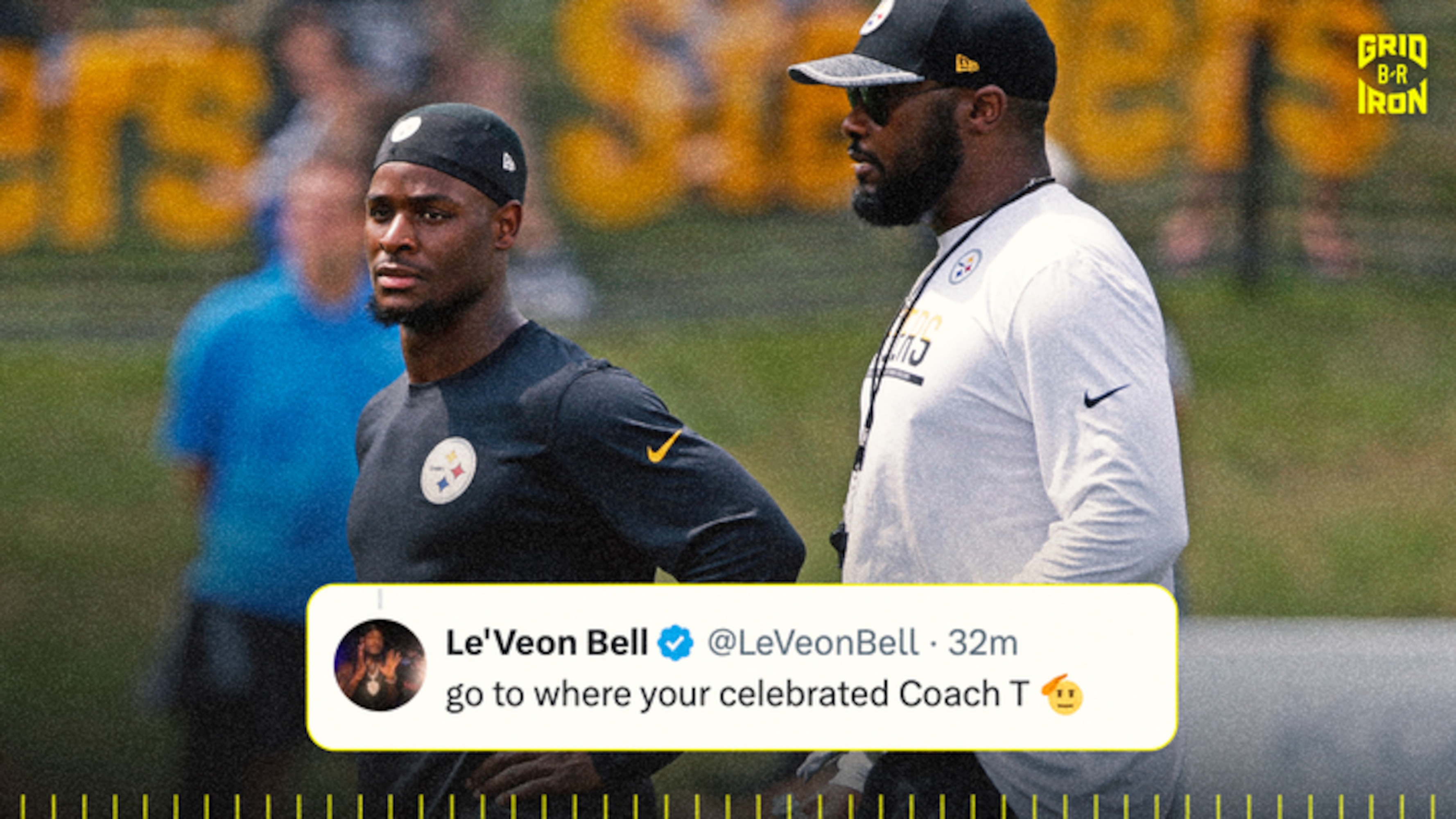 Le'Veon Bell Reacts to Mike Tomlin Stepping Down After Historic ...