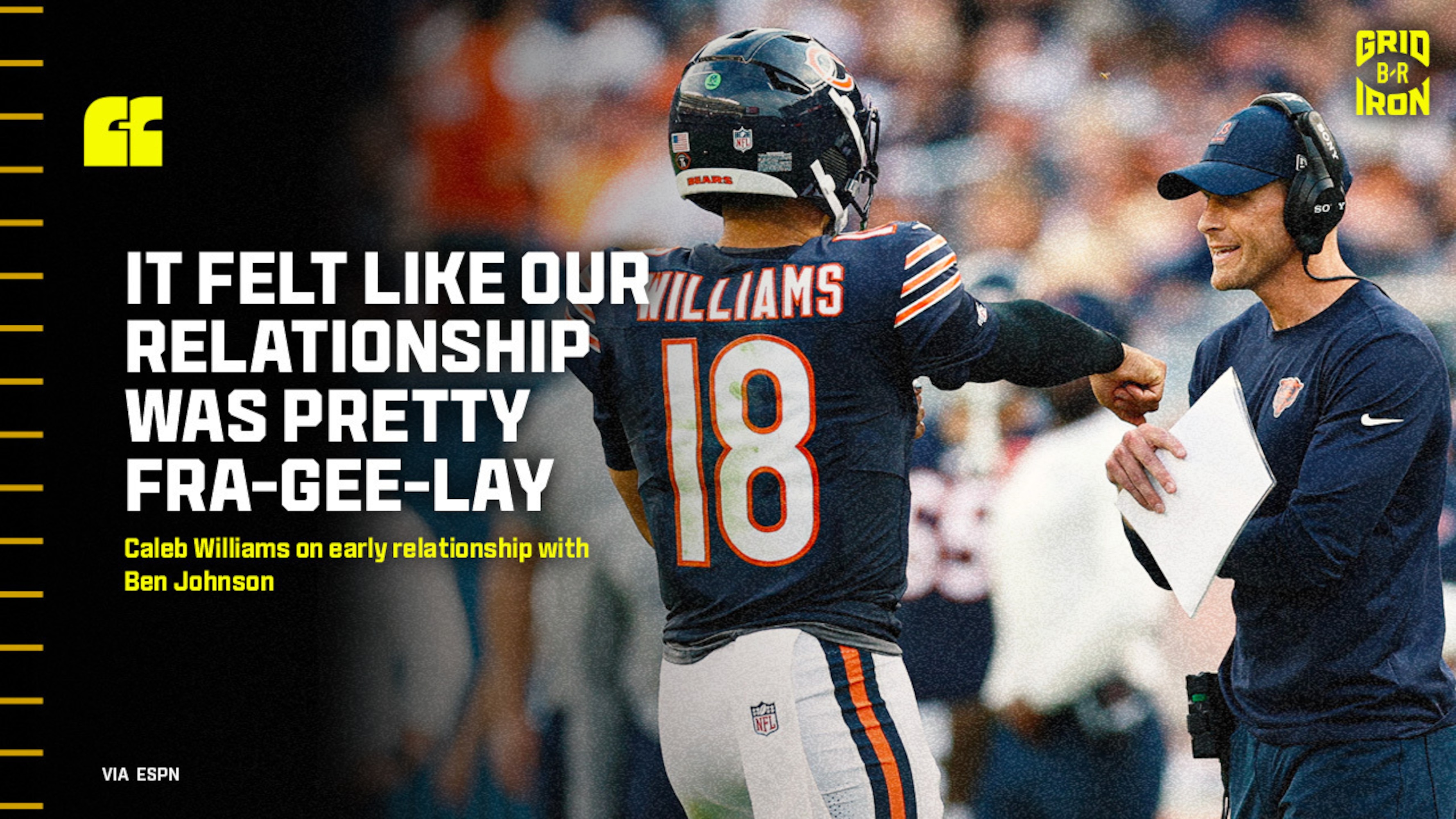 Caleb Williams Felt Ben Johnson Didn't Like Him, 'Relationship Was ...