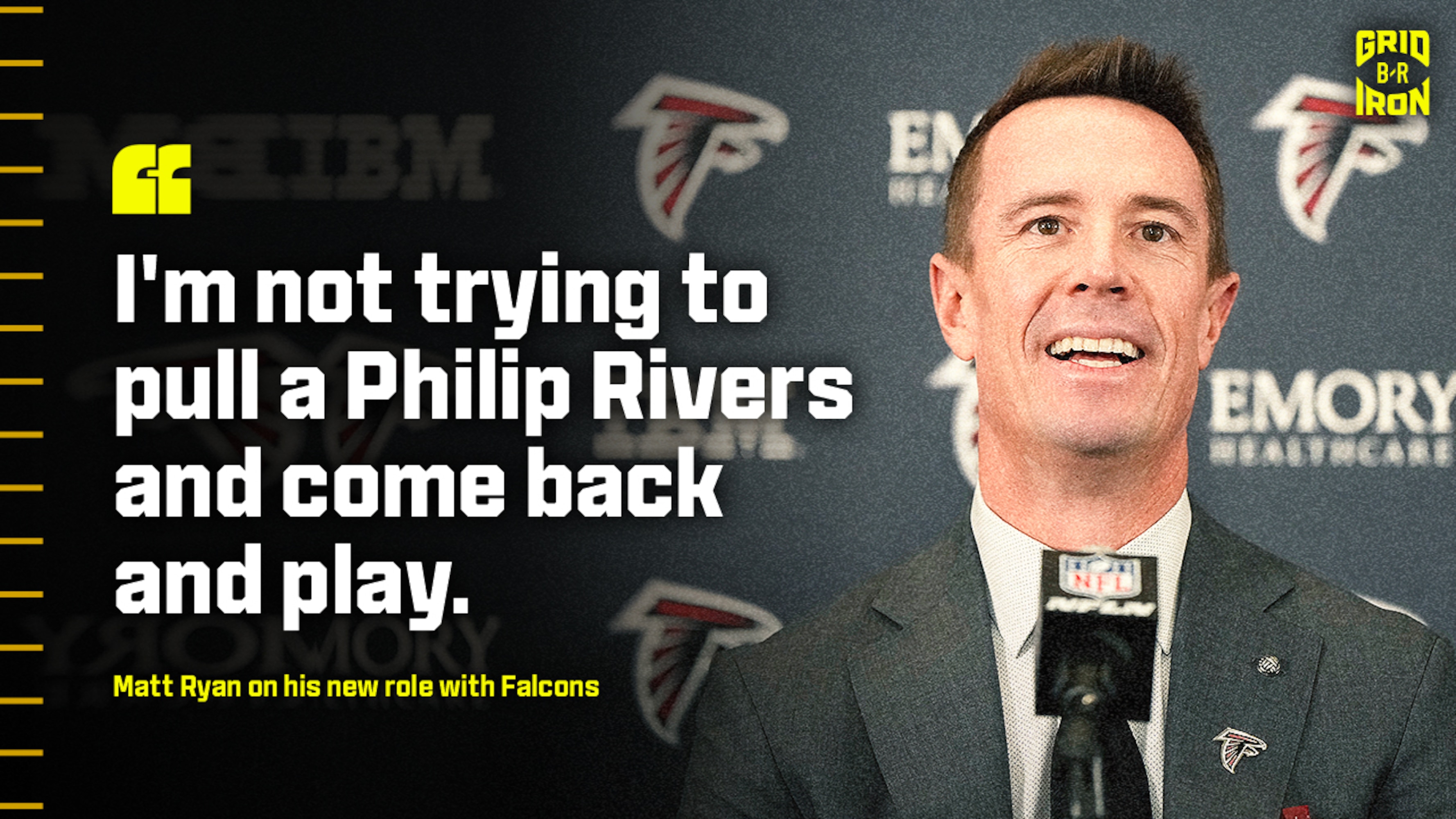 Matt Ryan Jokes He's 'Not Trying to Pull a Philip Rivers' and End NFL ...