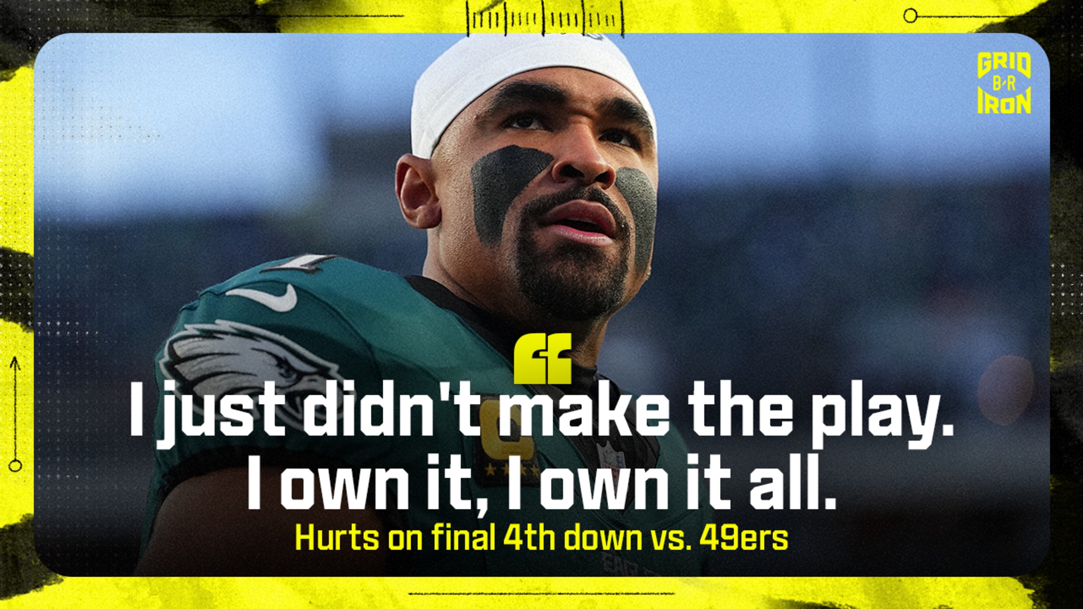Jalen Hurts Takes Blame for Eagles' Failed Final Play in NFL Playoff ...