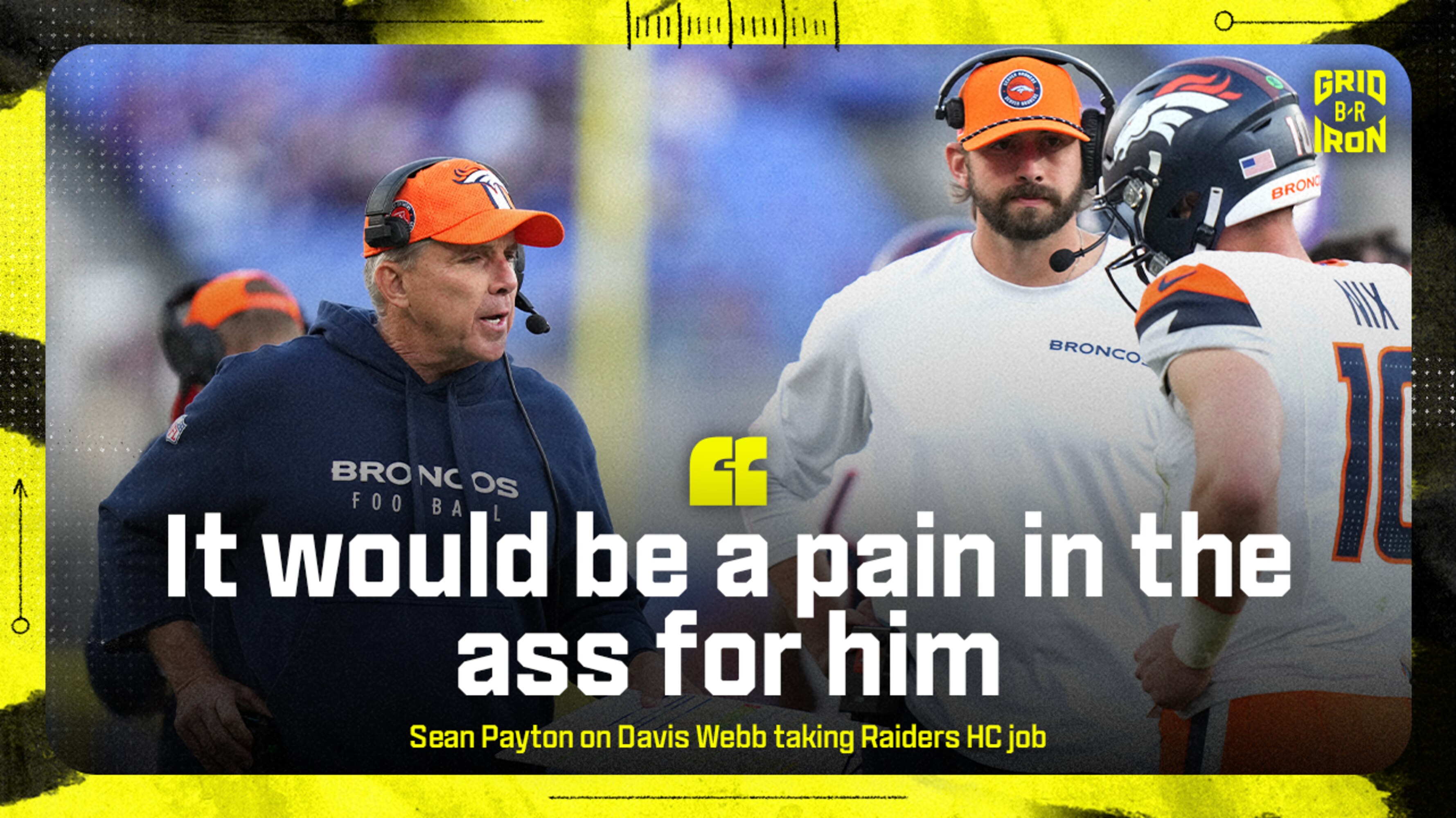 Sean Payton Trolls Davis Webb Amid Raiders HC Rumors, 'Would Be a Pain ...