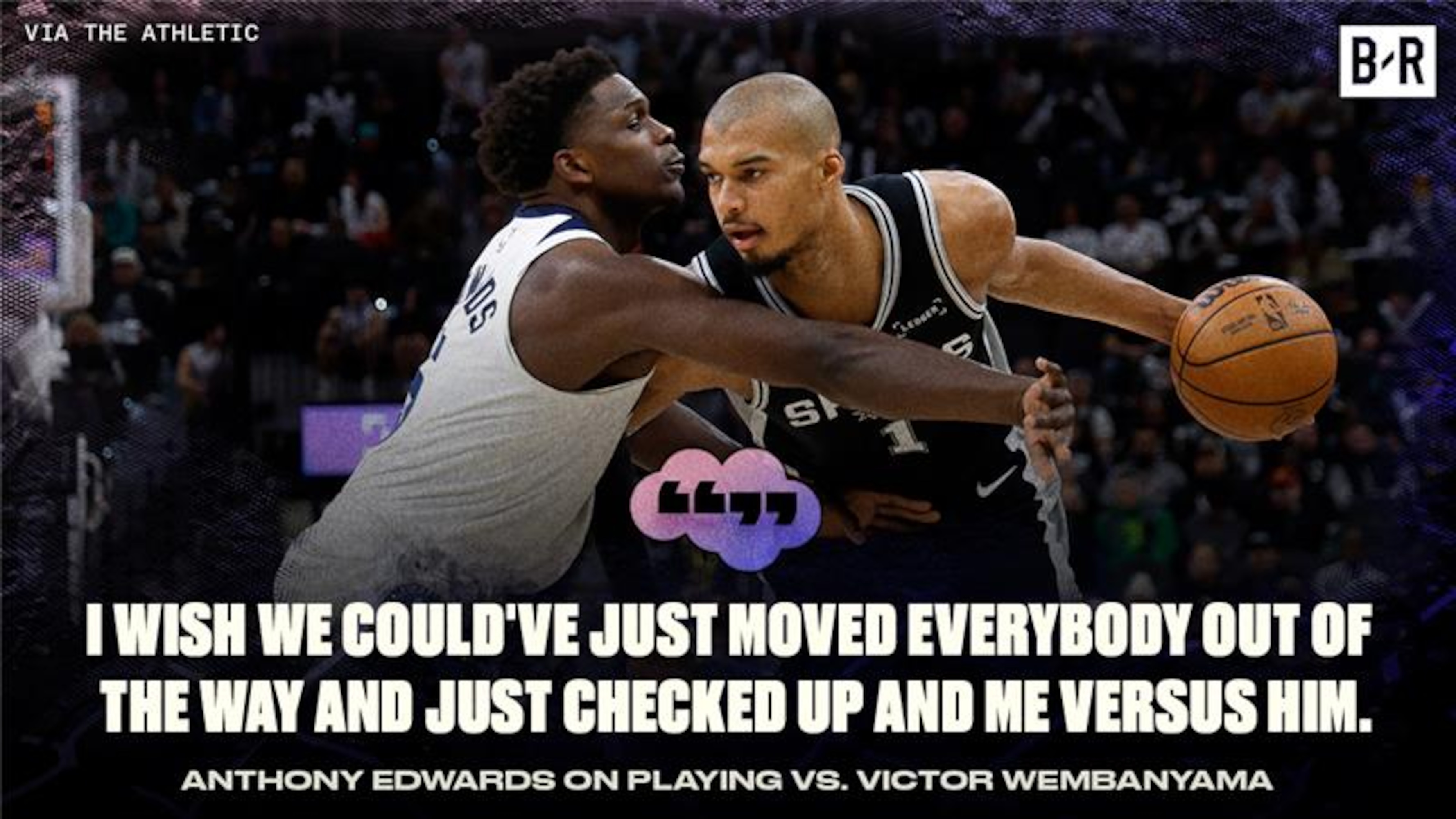 Anthony Edwards Says He'd Beat Wemby in 1-on-1, Eyes Dunking on Spurs ...