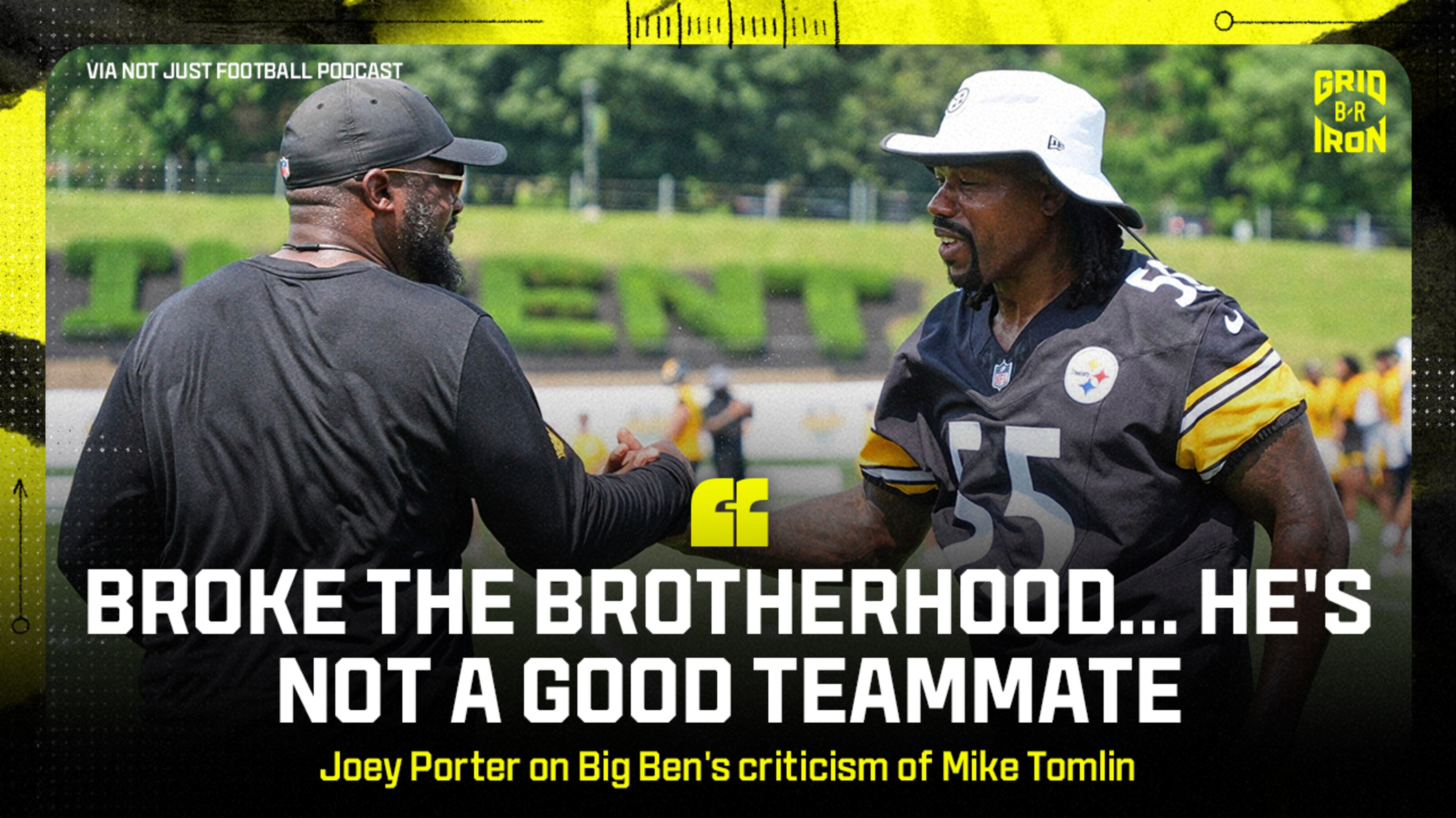 Steelers Legend Joey Porter Rips Ben Roethlisberger in Video, 'Broke ...