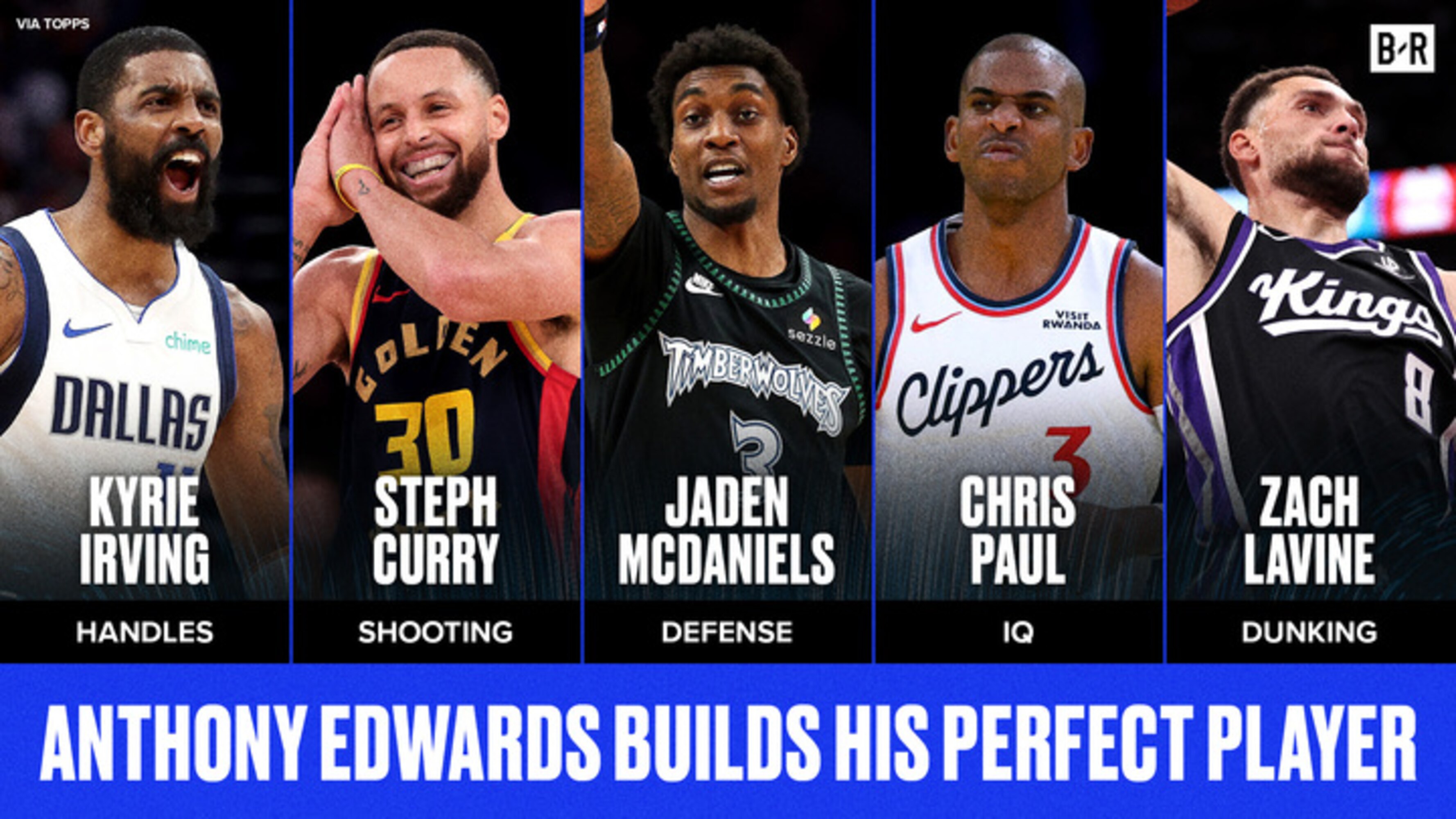 Anthony Edwards Builds 'Perfect' NBA Player Using Traits from Steph ...
